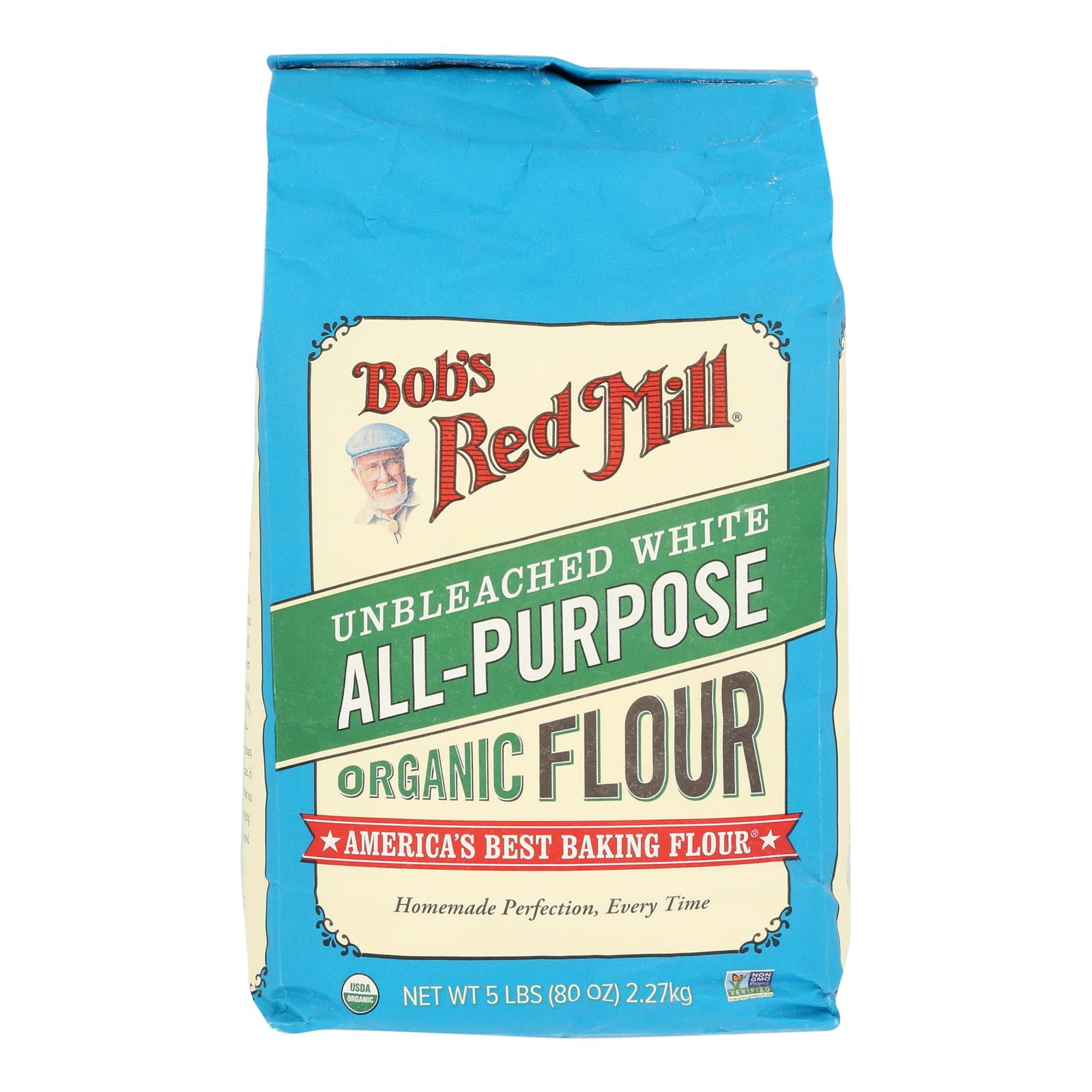Bob's Red Mill - Flour Og2 All-purpose Wht - CS of 8-5 LB - Walmart.com