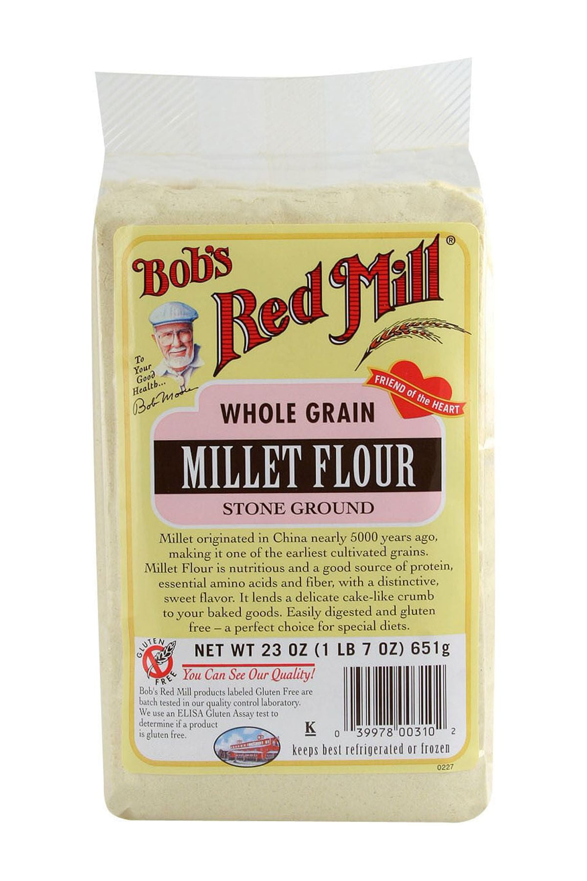 Bob's Red Mill Flour Whole Grain Millet, 23 Ounce - Walmart.com