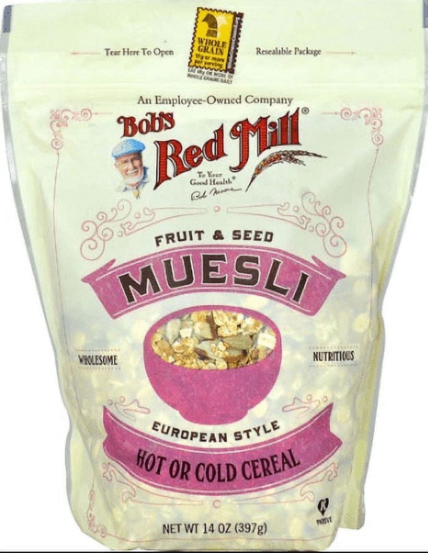Bob's Red Mill Fruit & Seed Muesli European Style 14 oz Pack of 1 ...