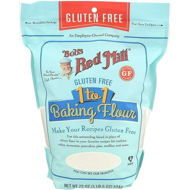 Bob's Red Mill Gluten Free 1-to-1 Baking Flour, 22-ounce - Walmart.com