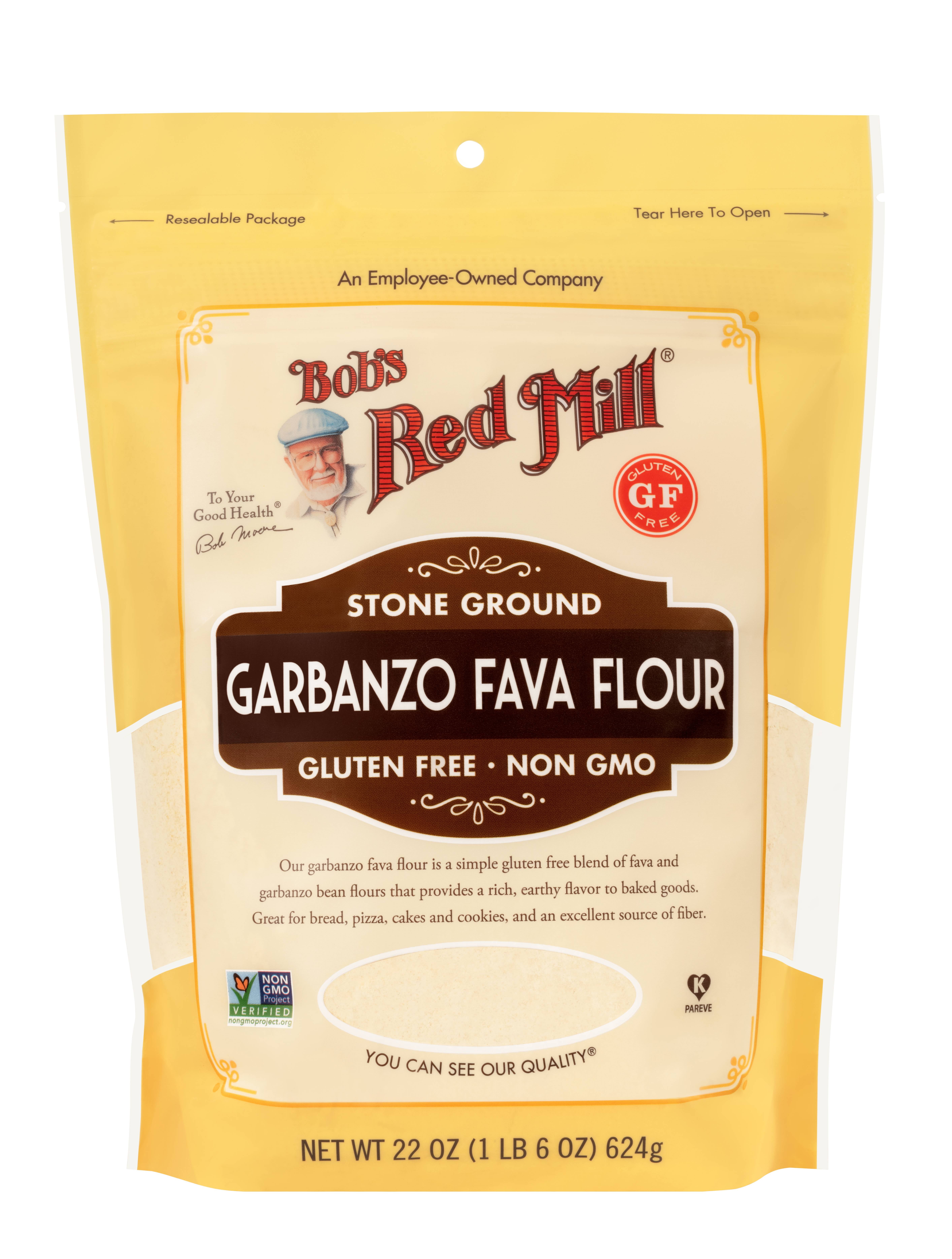 Bob's Red Mill, Gluten Free Garbanzo & Fava Bean Flour, 22 oz - Walmart.com