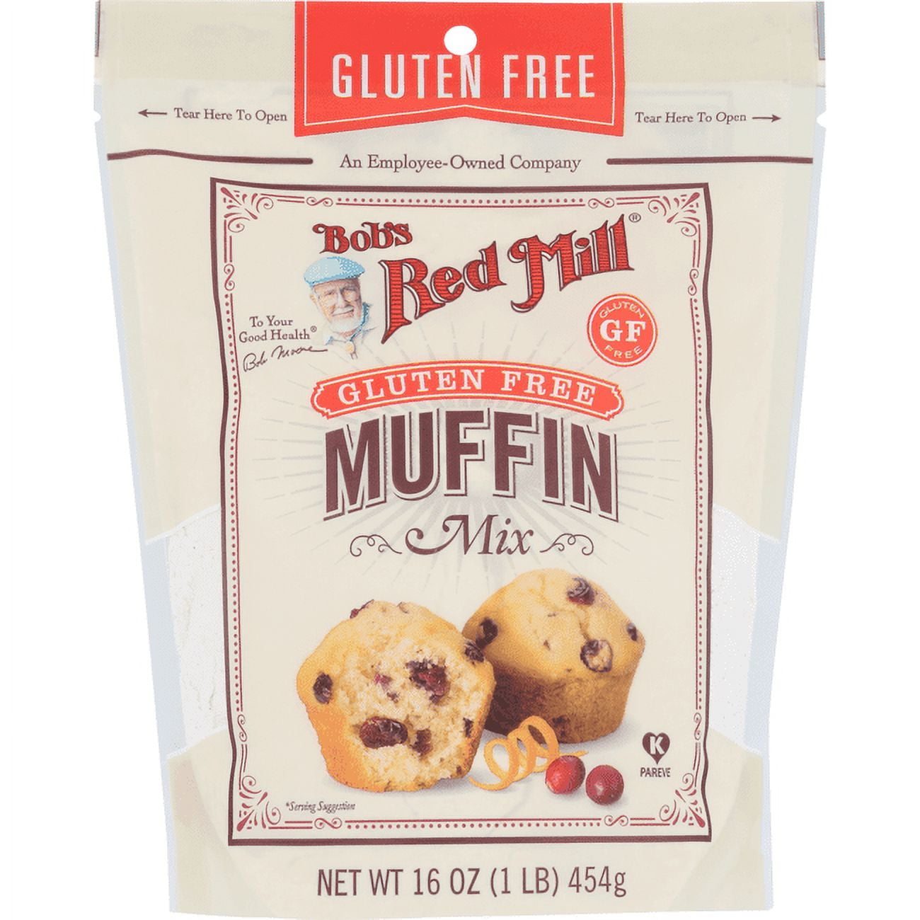 Bob's Red Mill - Gluten Free Baking Muffin Mix, 16 oz Package - Walmart.com