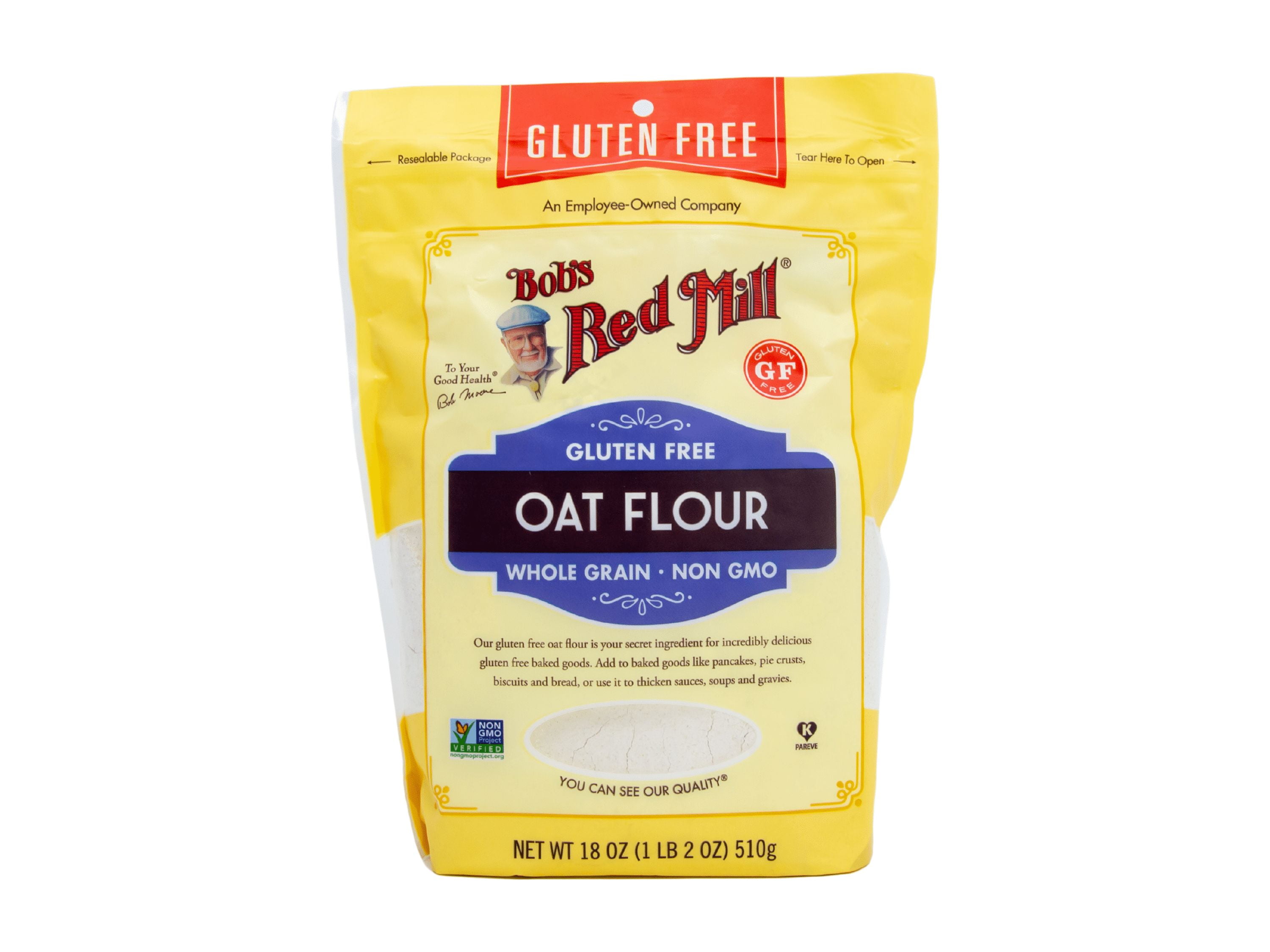 Bob's Red Mill Whole Grain Gluten Free Oat Flour, Finely Ground for ...