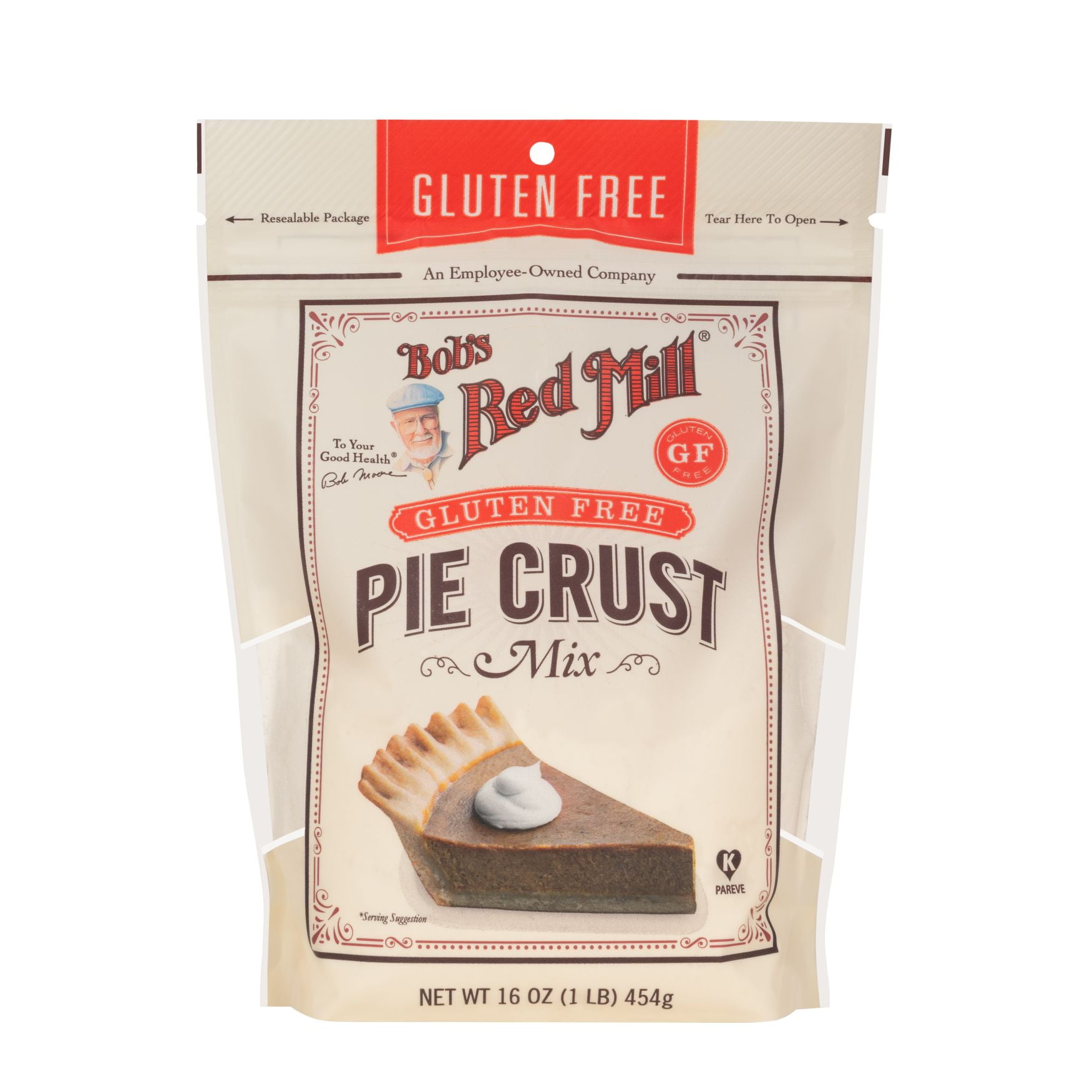Bob's Red Mill Gluten Free Pie Crust Mix Classic Pack, 16 Oz. - Walmart.com