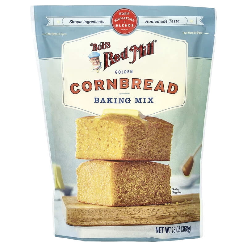 Bob's Red Mill, Golden Cornbread Baking Mix, 13 oz Pack of 2 - Walmart.com