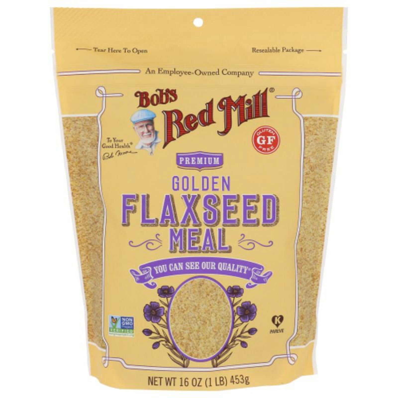 Bob's Red Mill Golden Flaxseed Meal 16 oz - Walmart.com