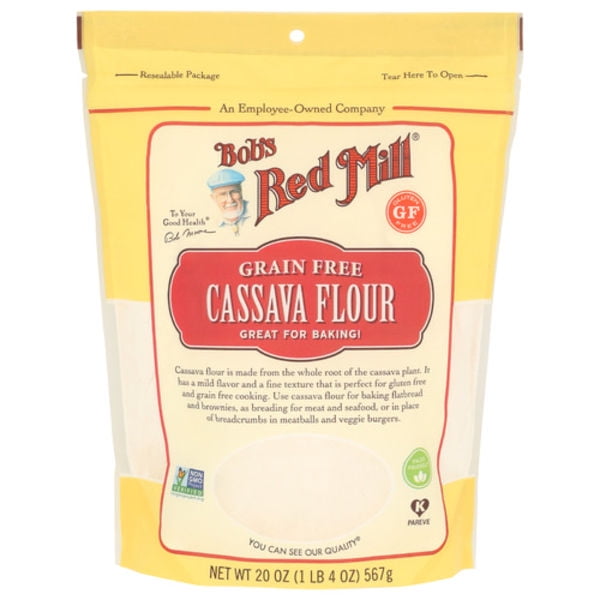 Bob's Red Mill Grain Free Cassava Flour 20 oz Package May Vary ...
