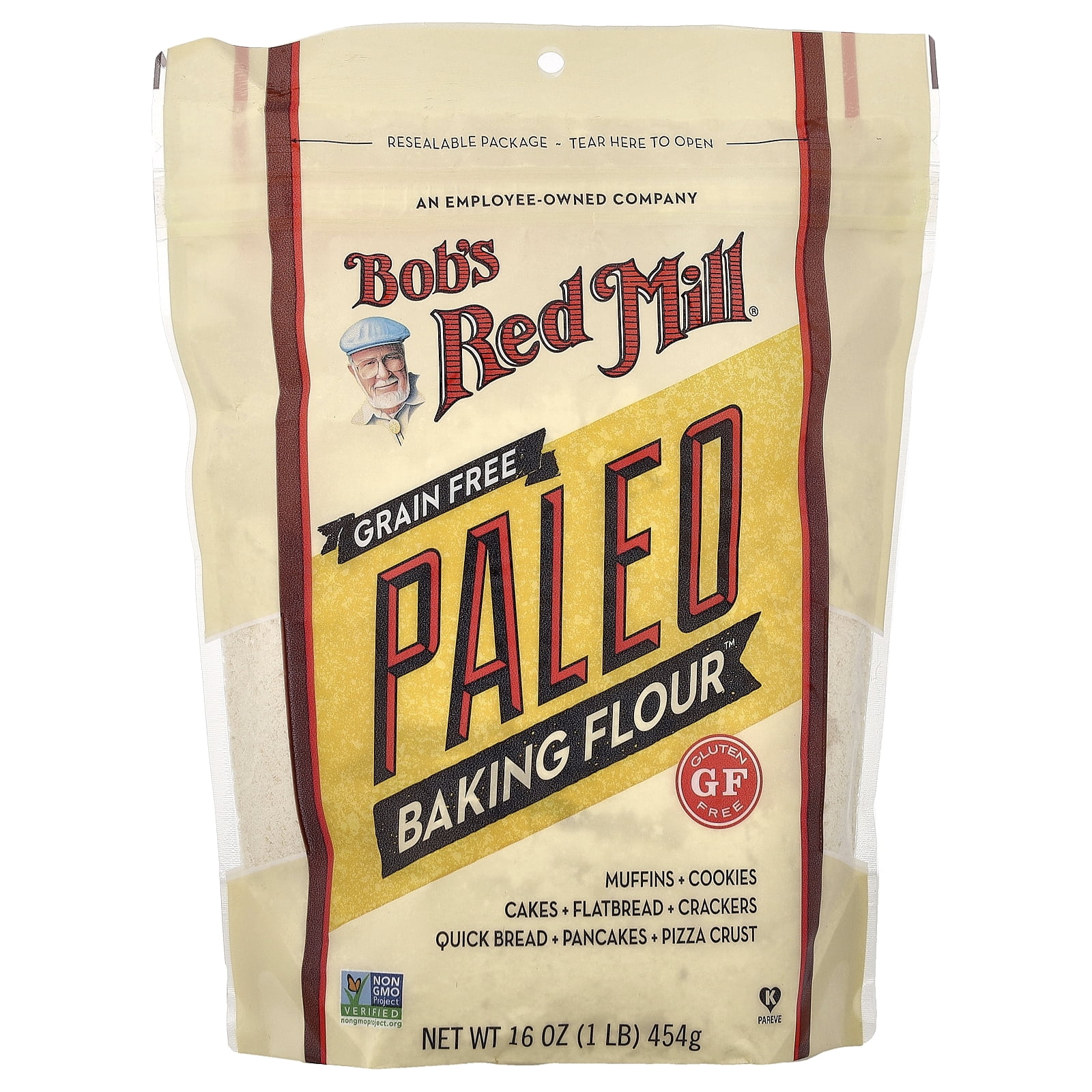 Bob's Red Mill Gluten Free Paleo Baking Flour Blend, 16 oz - Walmart.com