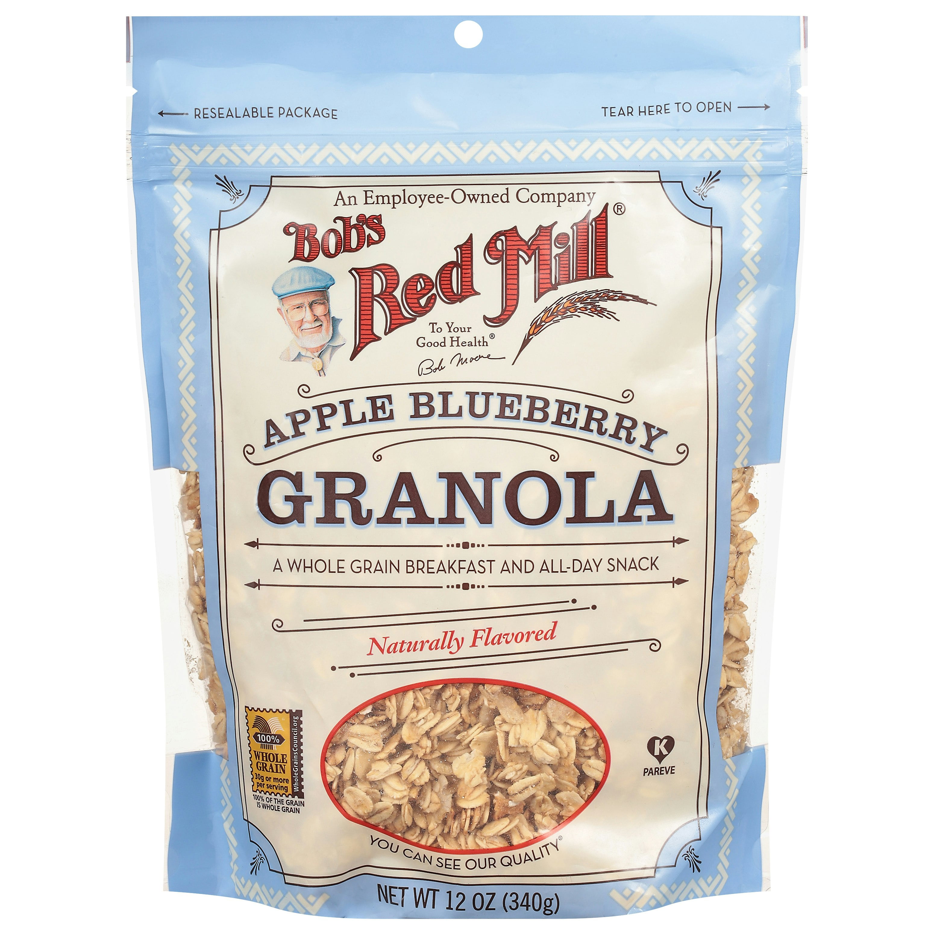 Bob's Red Mill Granola Non-Fat Apple Blueberry 12 oz (Pack Of 8 ...