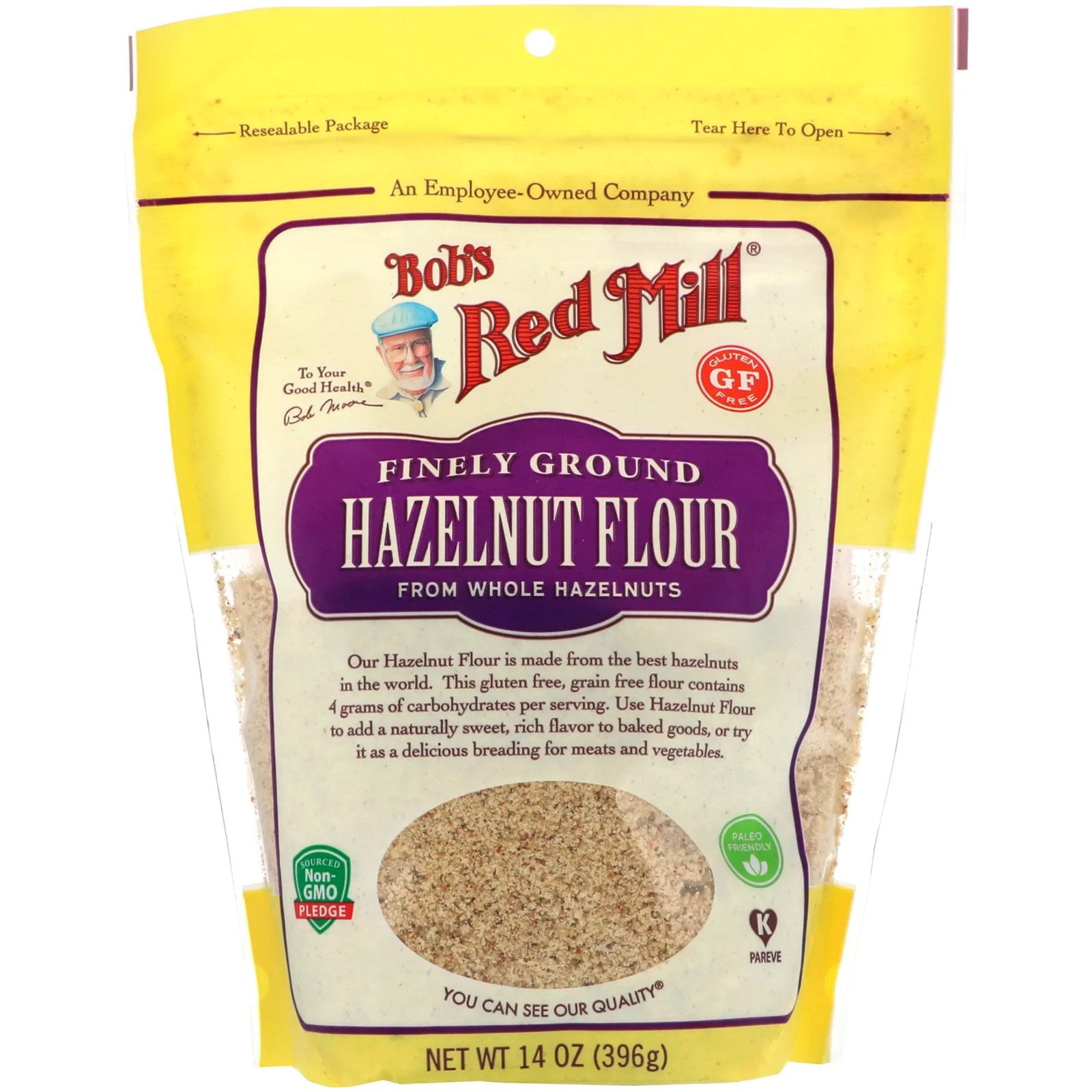 Bob's Red Mill Hazelnut Meal/Flour Finely Ground 14 oz Pack of 3 ...