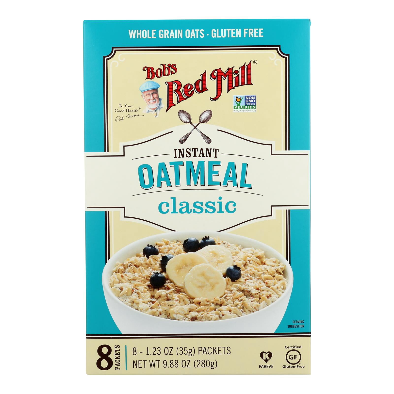 Bob's Red Mill - Instant Oatmeal Gluten Free Pkt Clssc - Case of 4-9.88 ...