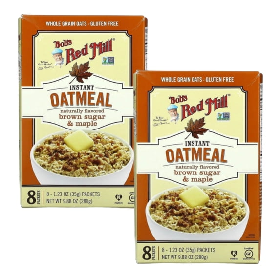Bob's Red Mill, Instant Oatmeal Packets, Brown Sugar & Maple, 8 Packets ...
