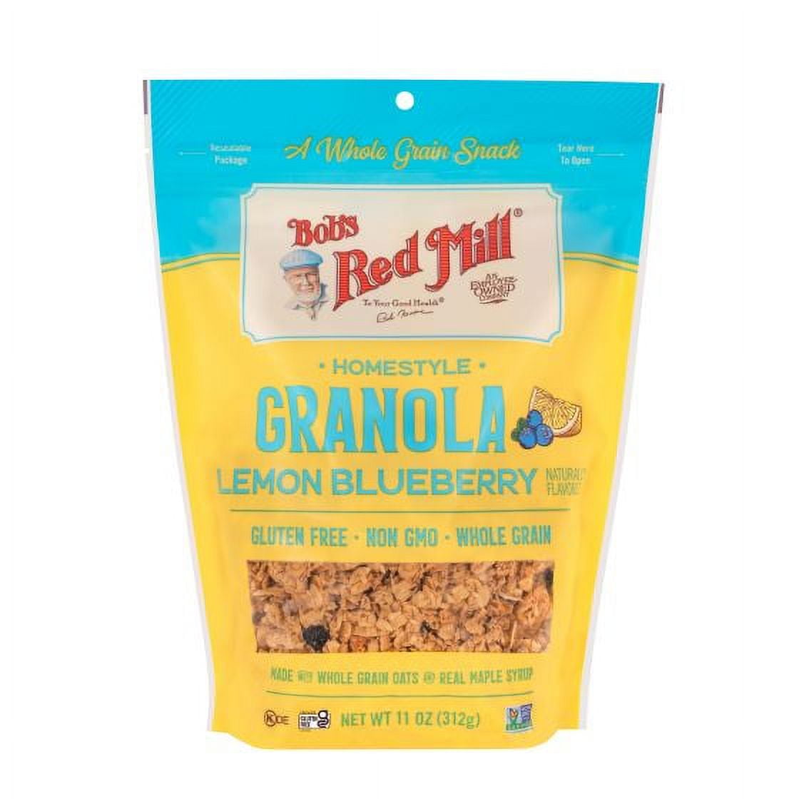 Bob's Red Mill Lemon Blueberry Granola, 11 oz Bag - Walmart.com