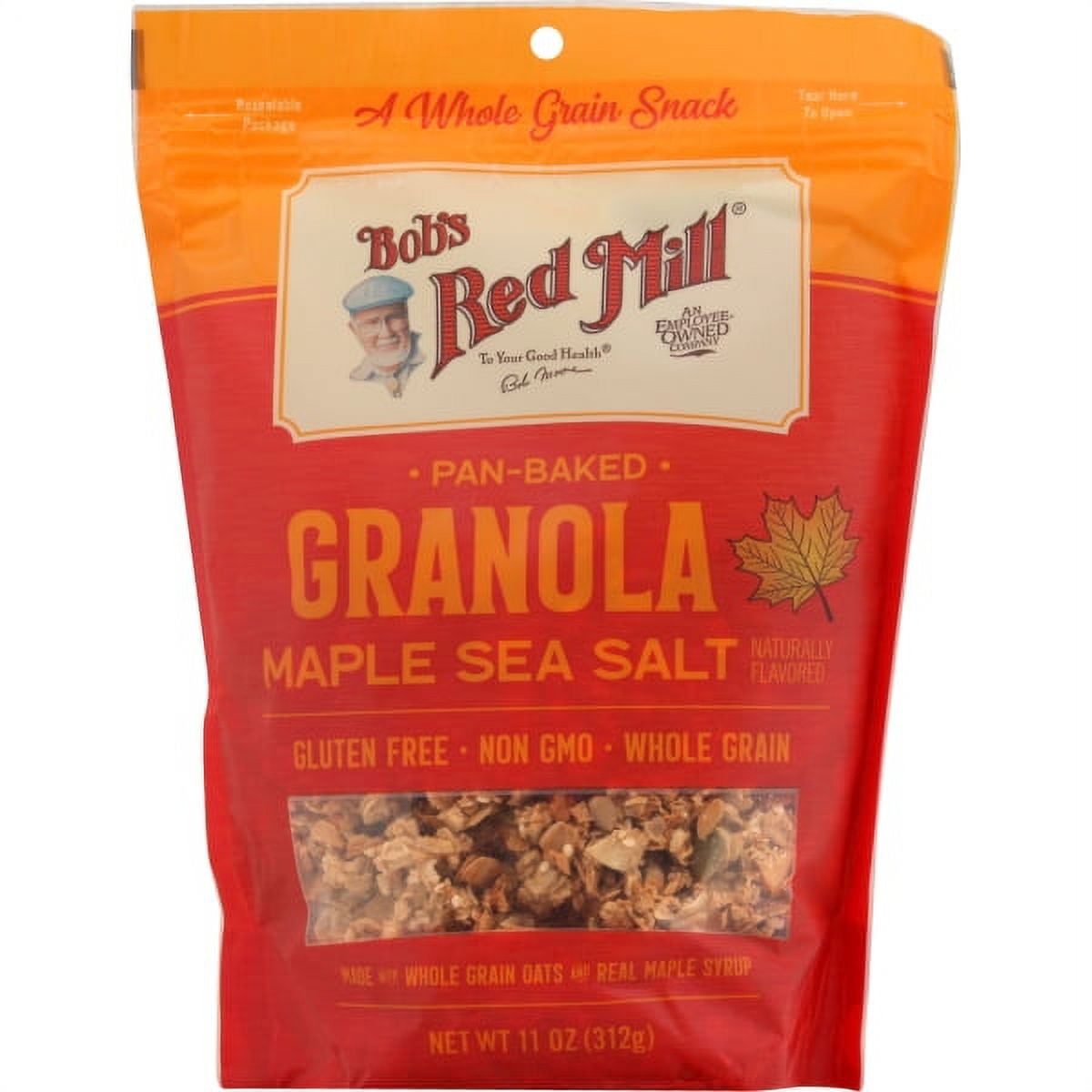 Bob's Red Mill Improved Recipe - Maple Sea Salt Granola, No Sesame, Non ...