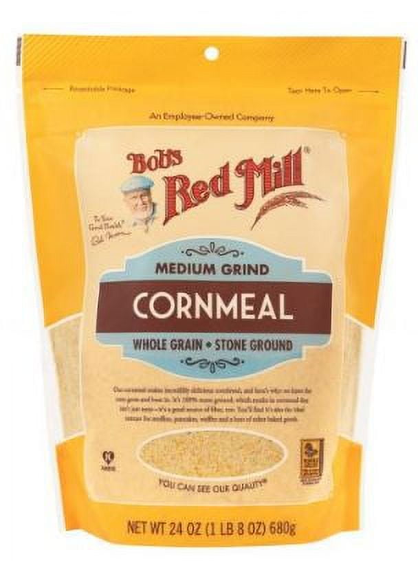 Bob's Red Mill Medium Grind Cornmeal 24 OZ - Walmart.com