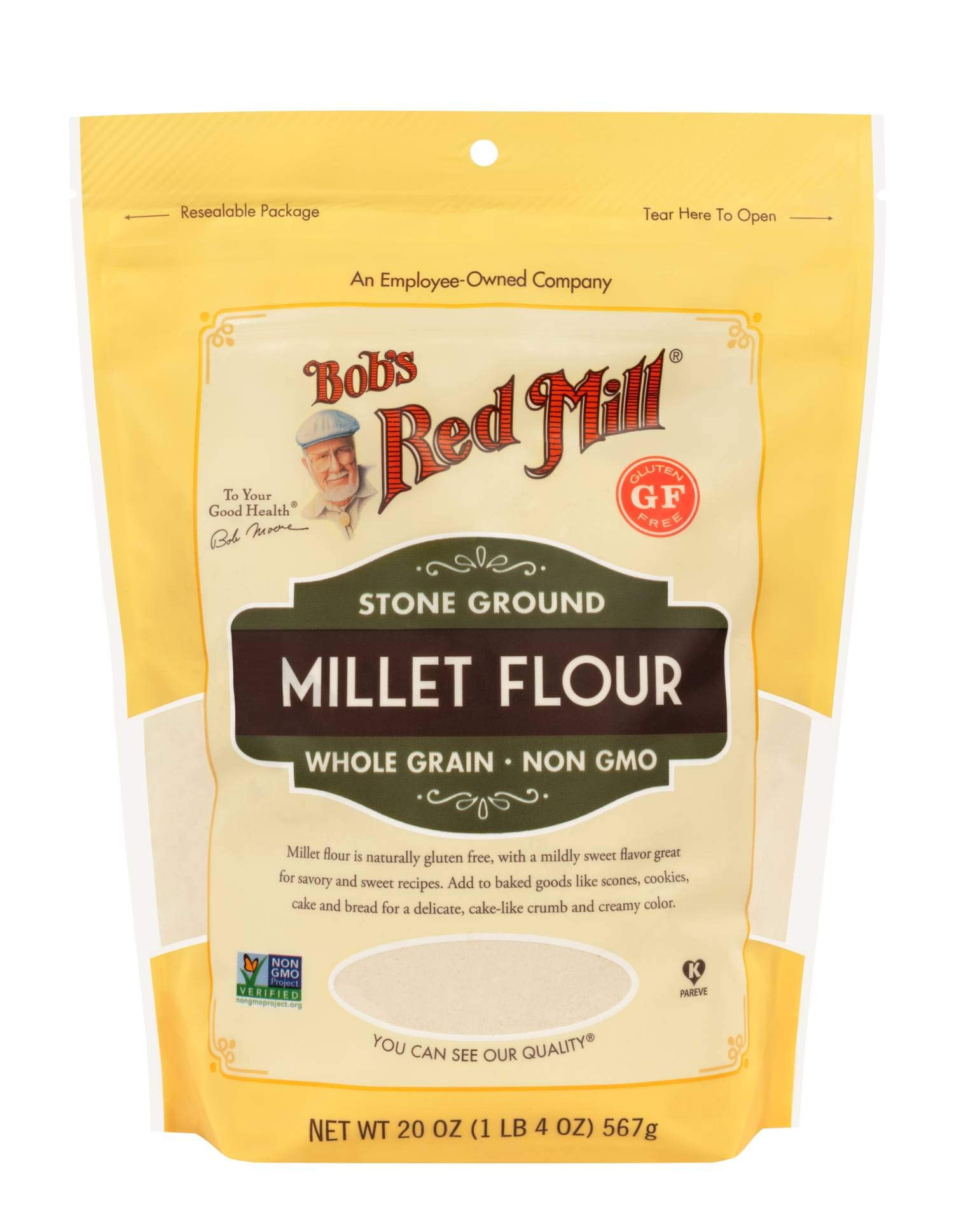 Bob's Red Mill Millet Flour, 20 Oz - Walmart.com