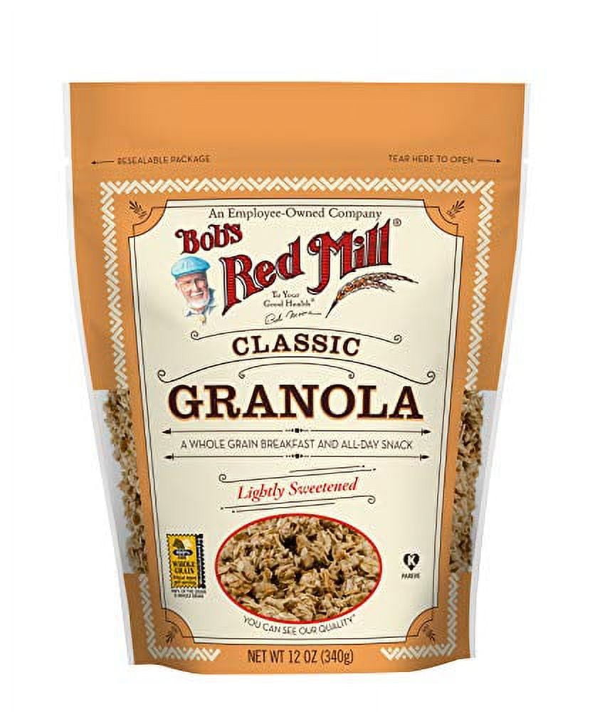 Bob's Red Mill Natural Whole Grain Granola, 12-ounce - Walmart.com