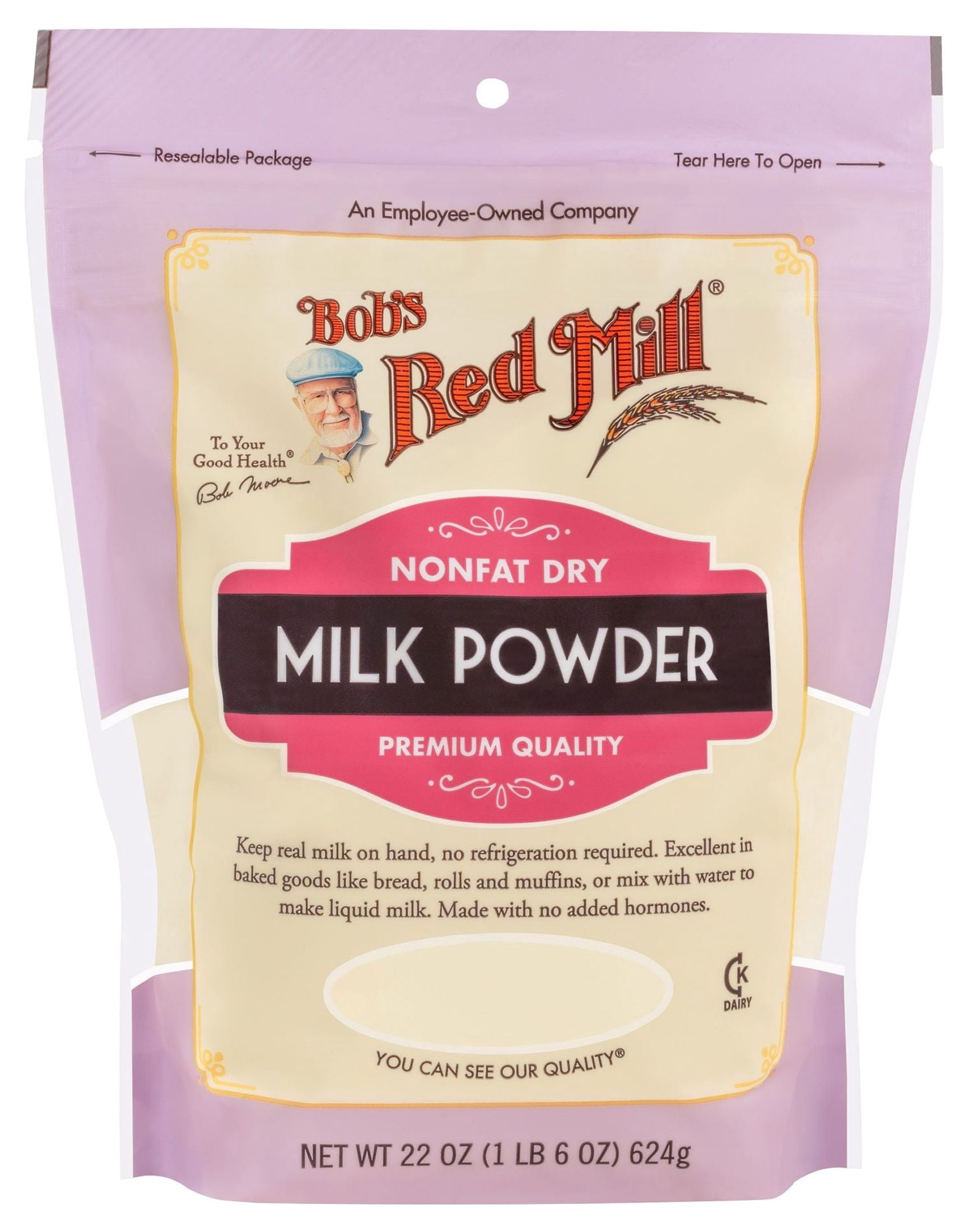 Bob's Red Mill, Milk Powder, 22 oz, Nonfat Dry, Kosher Dairy - Walmart.com