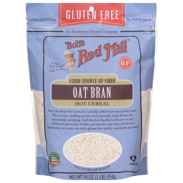 (Pack Of 8) Bob'S Red Mill Oat Bran 16 Oz - Walmart Business Supplies