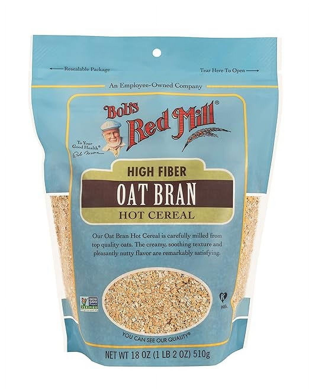 Bob,S Red Mill Oat Bran Hot Cereal, 18-Ounce - Walmart.com