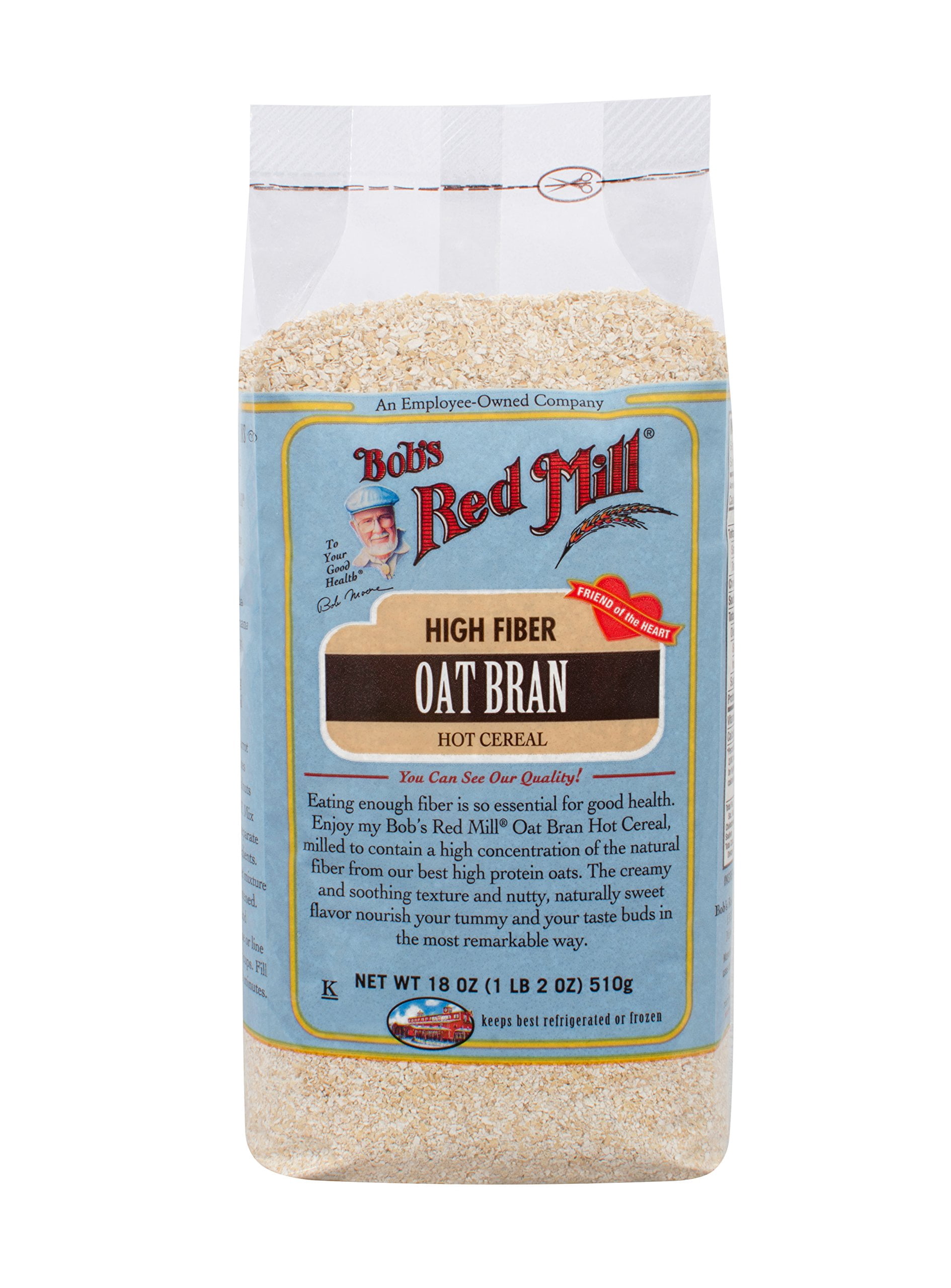 Bob's Red Mill Oat DEF29 Bran Cereal, 18 oz - Walmart.com