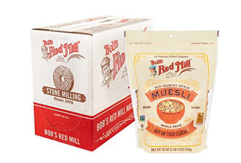 Bob's Red Mill Old Country Style Muesli Cereal, 18-ounce (Pack of 4 ...