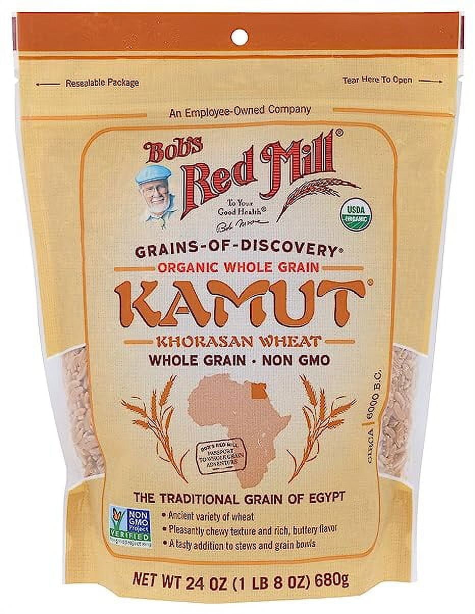 Bob's Red Mill Organic Whole Grain Kamut Berries 24 oz - Walmart.com