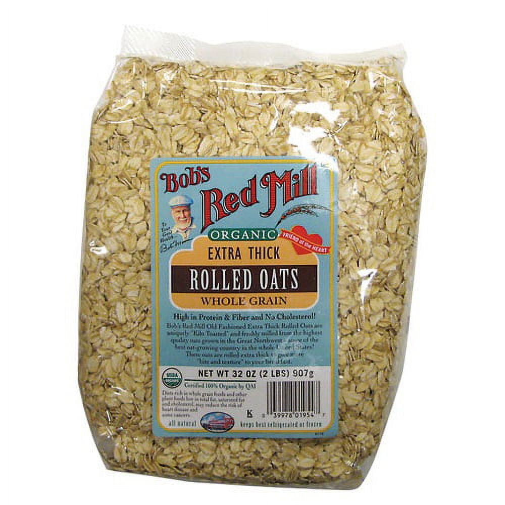 Bob's Red Mill - Organic Whole Grain Rolled Oats - Walmart.com