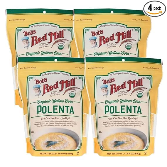 Bob's Red Mill Organic Yellow Corn Polenta - 24 oz (Pack of 4 ...
