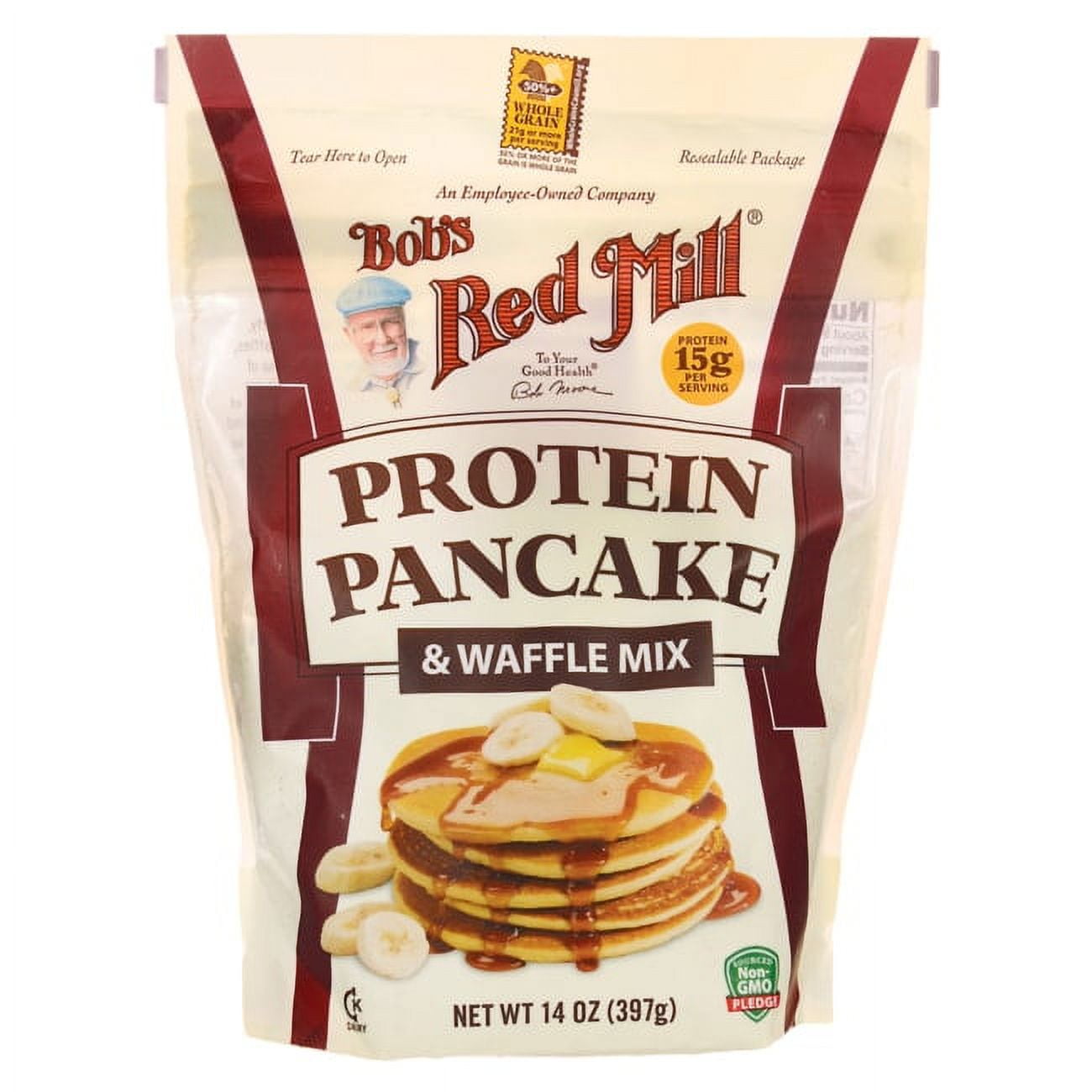 Bob's Red Mill Pancake Protein Powder, 15g Protein, 14 oz - Walmart.com