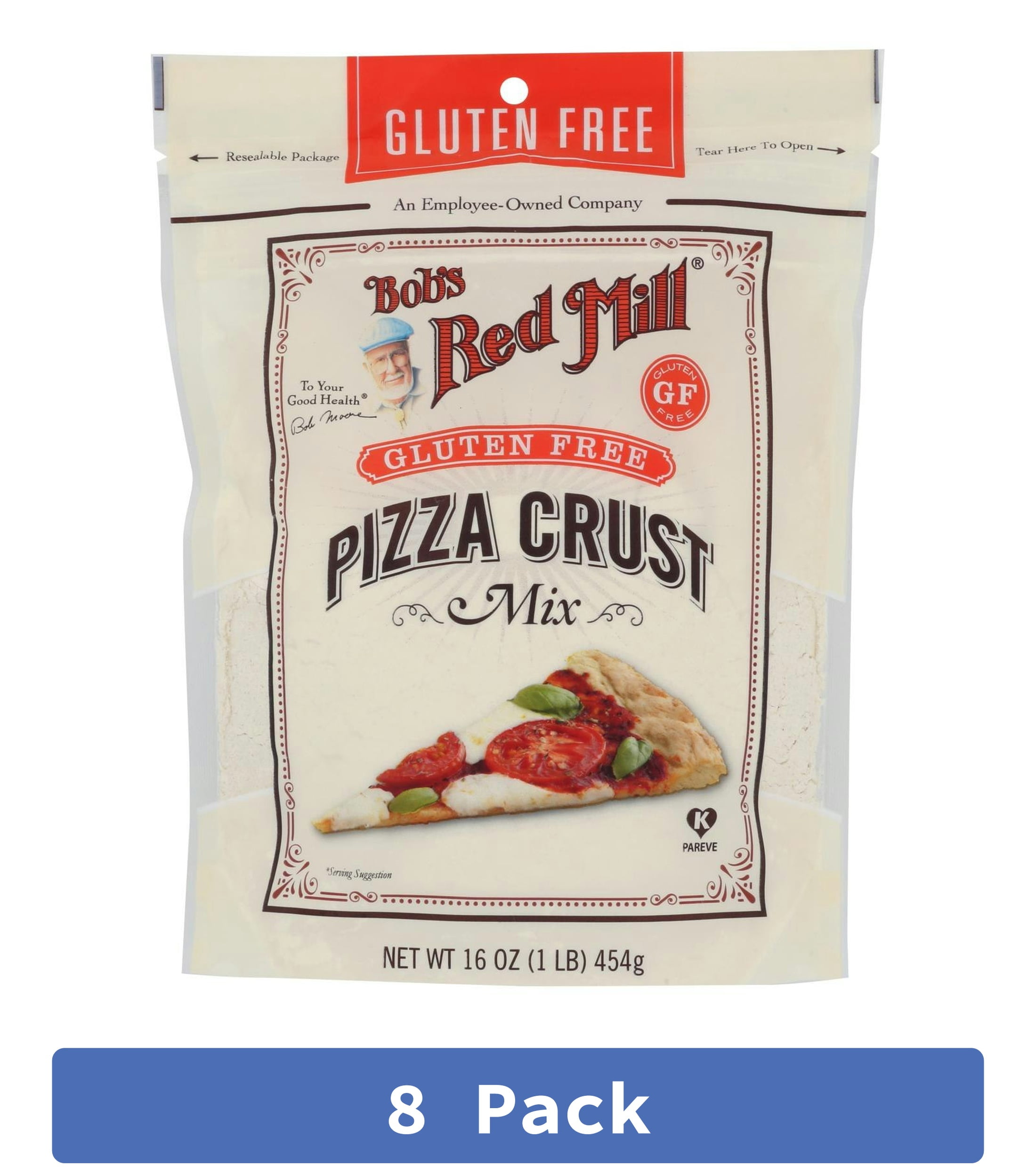 Bob's Red Mill Pizza Crust Mix 16 oz (Pack of 8) - Walmart.com