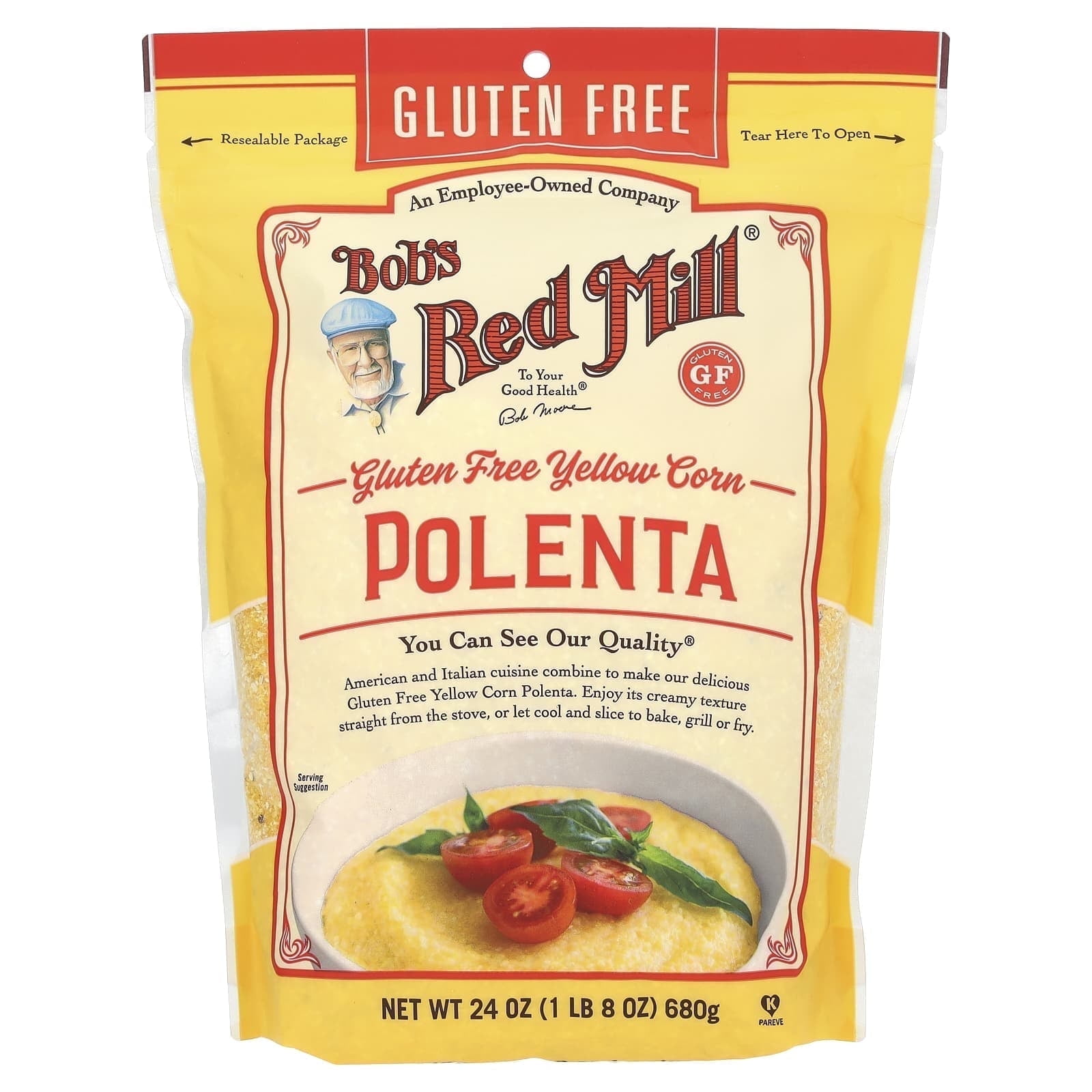 Bob's Red Mill, Polenta, Corn Grits, 24 oz Bag - Walmart.com