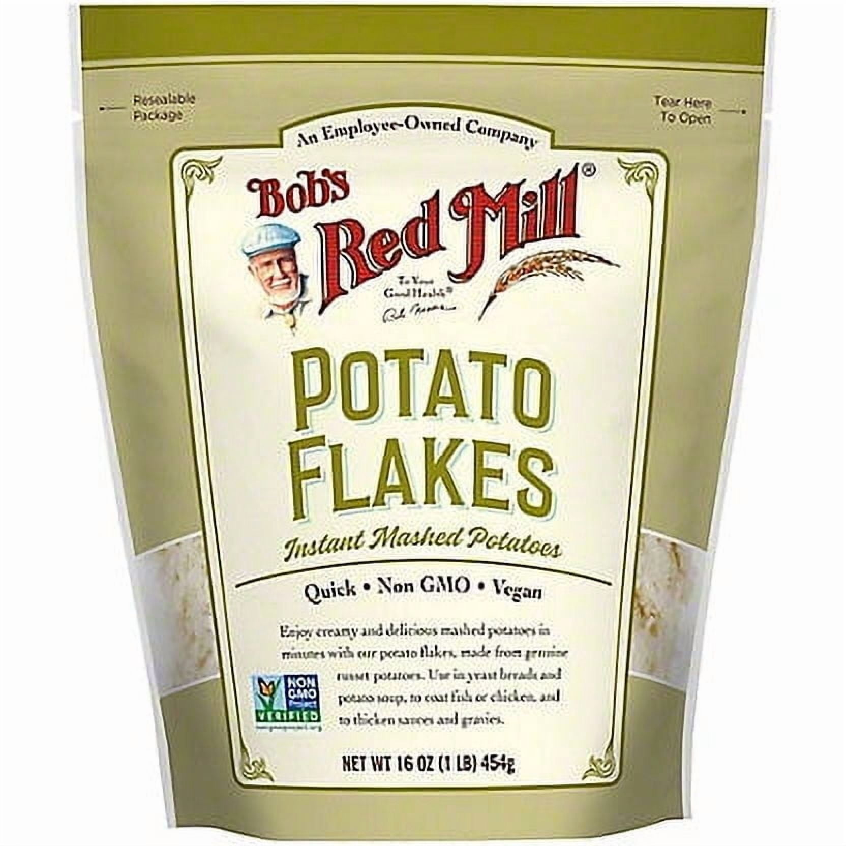 Bob's Red Mill Potato Flakes Instant Mashed Potatoes, 16 oz, creamy ...
