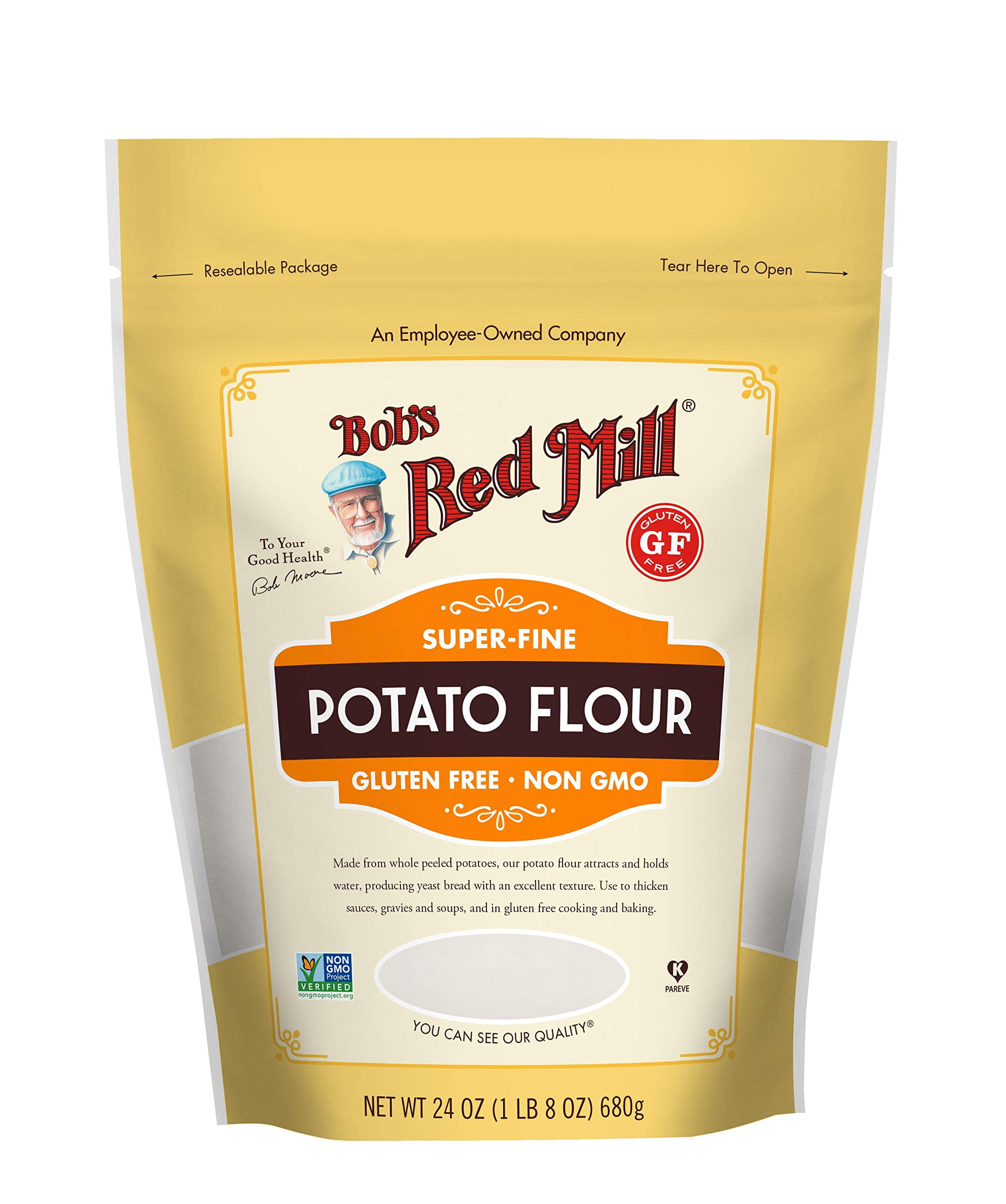 Bob's Red Mill Potato OKA4 Flour, 24 Oz - Walmart.com