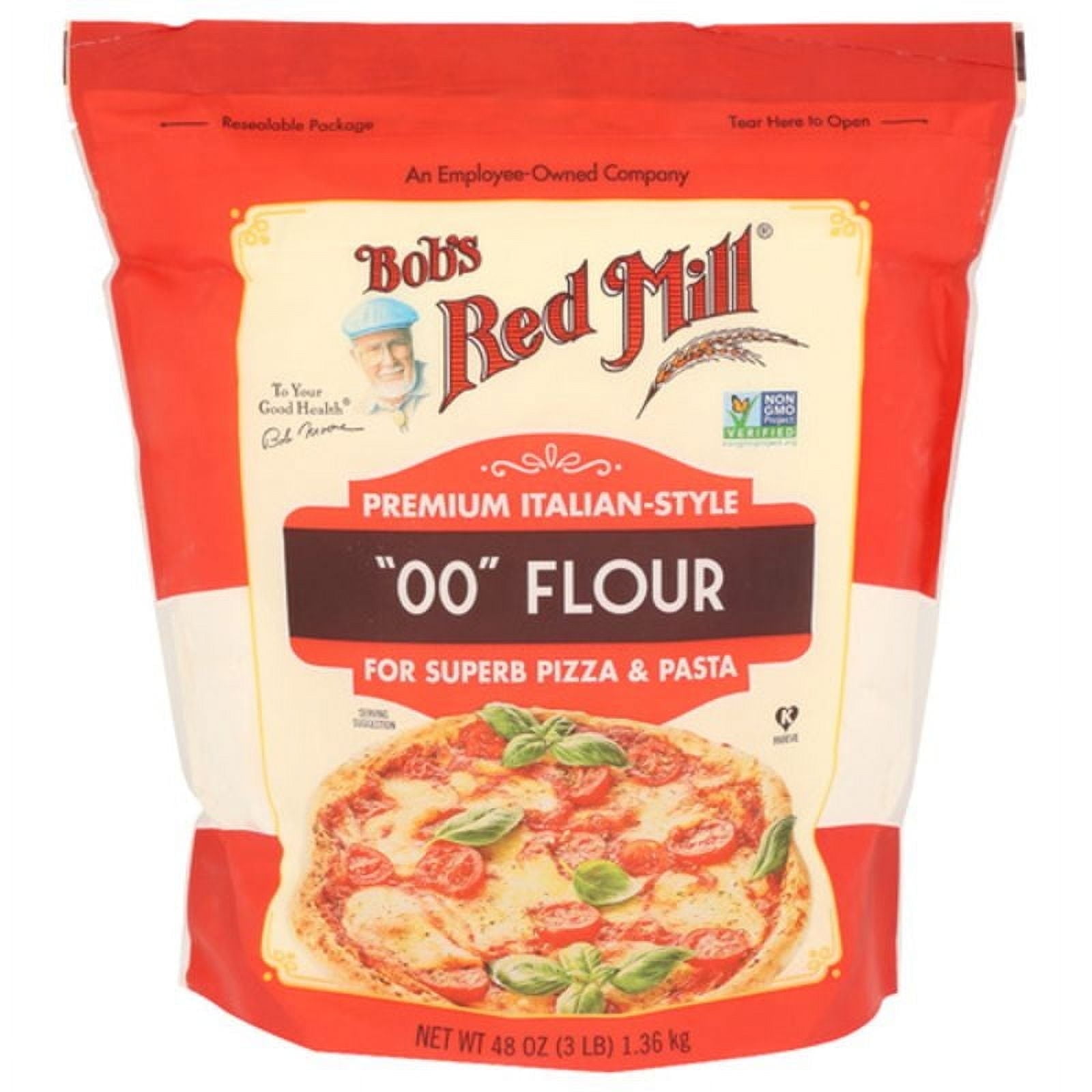 Bob's Red Mill Premium Italian-Style 00 Flour 48 oz Pack of 4 - Walmart ...