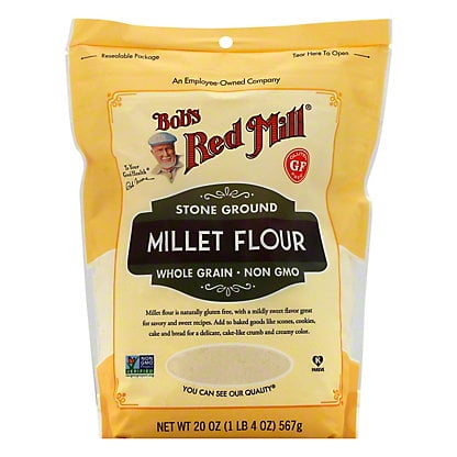 Bob's Red Mill Stone Ground Millet Flour, 1.25 lb - Walmart.com