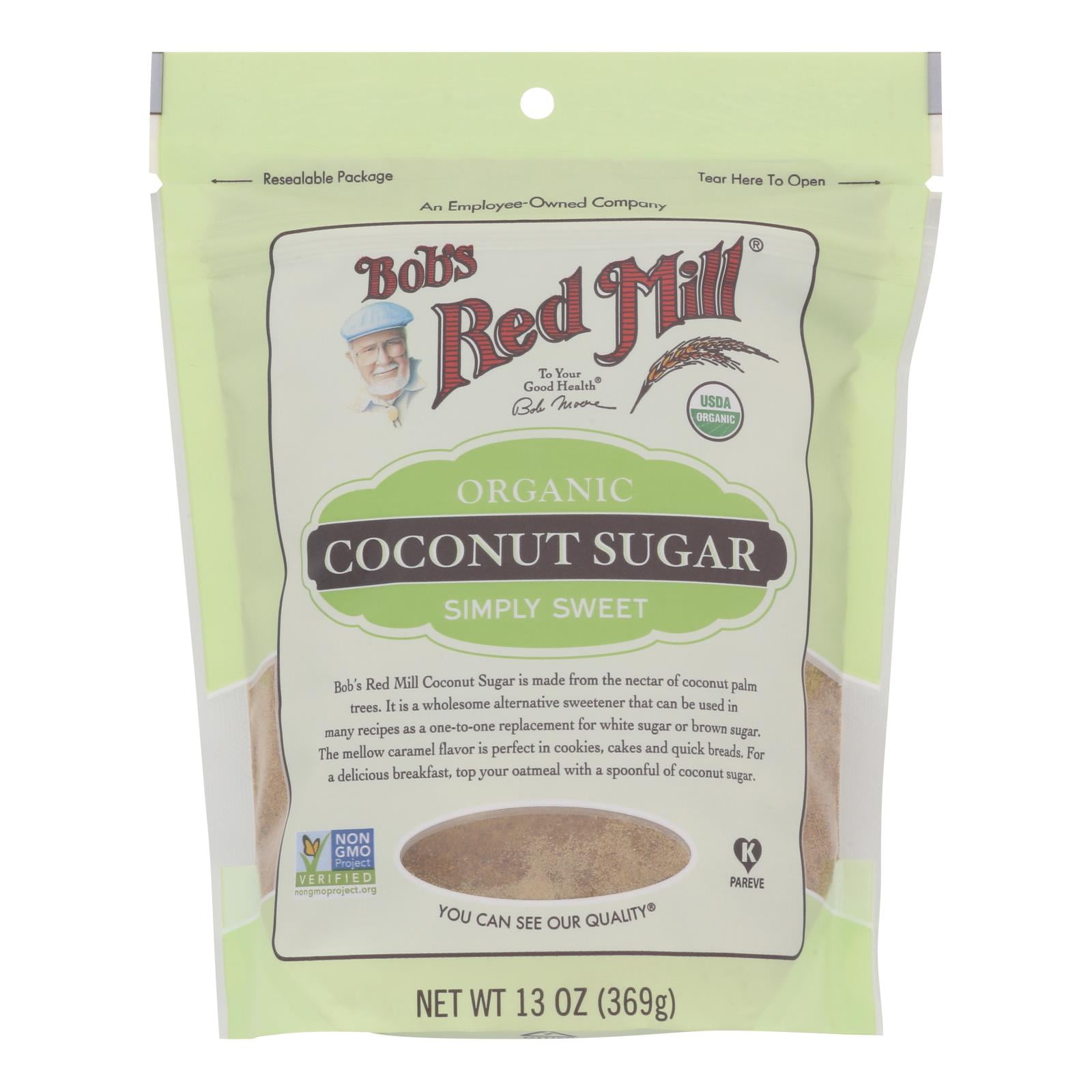Bob's Red Mill - Sugar Coconut - Case of 4-13 OZ - Walmart.com