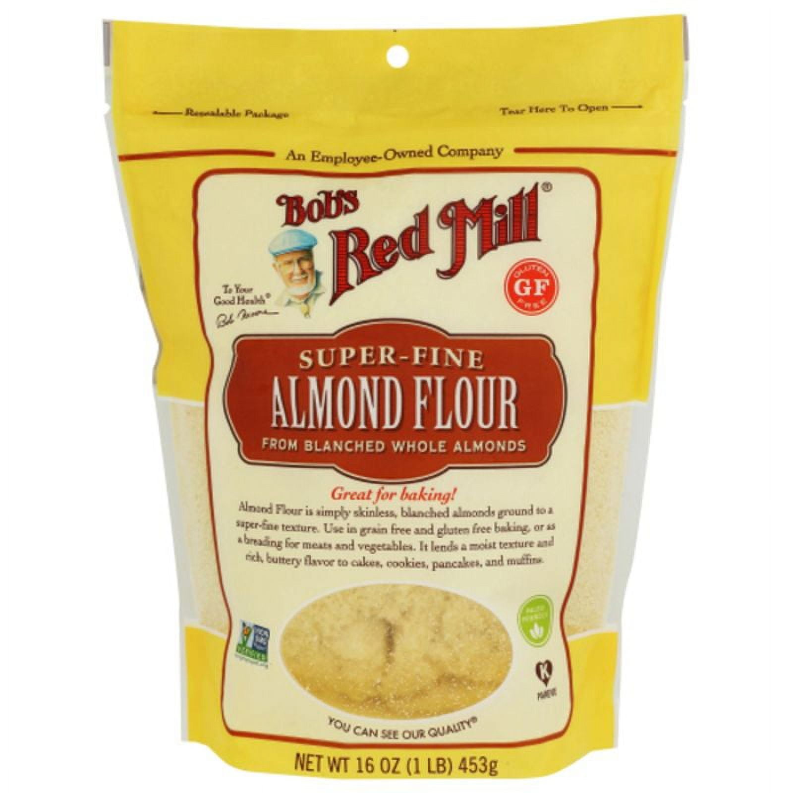 Bob's Red Mill Super Fine Blanched Almond Flour 16 oz Pack of 2 ...