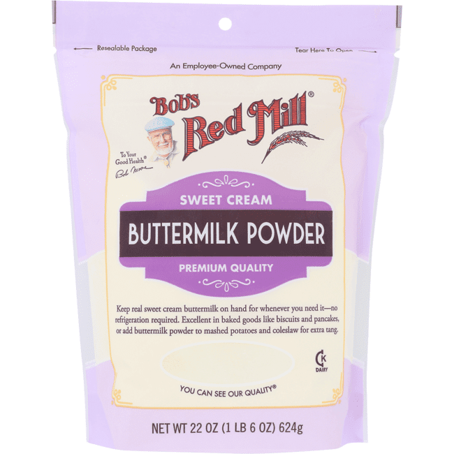 Bob's Red Mill Instant Sweet Cream Buttermilk Powder, 22 oz Dried ...