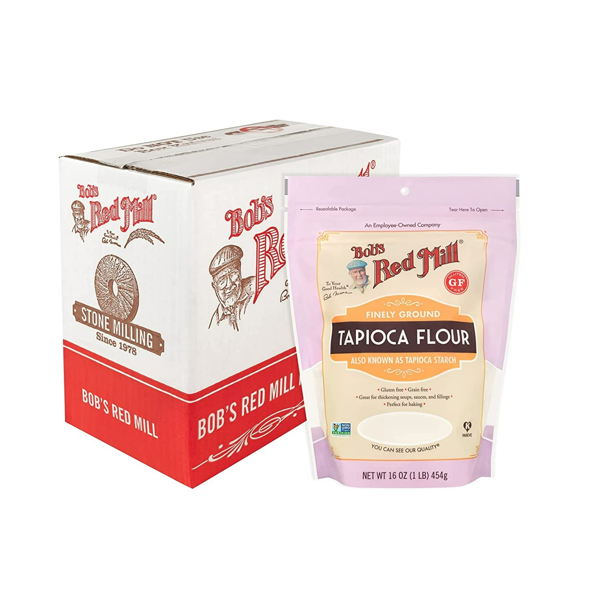 Bob's Red Mill Tapioca Flour Gluten Free Finely Ground -- 4 Packs Pack ...
