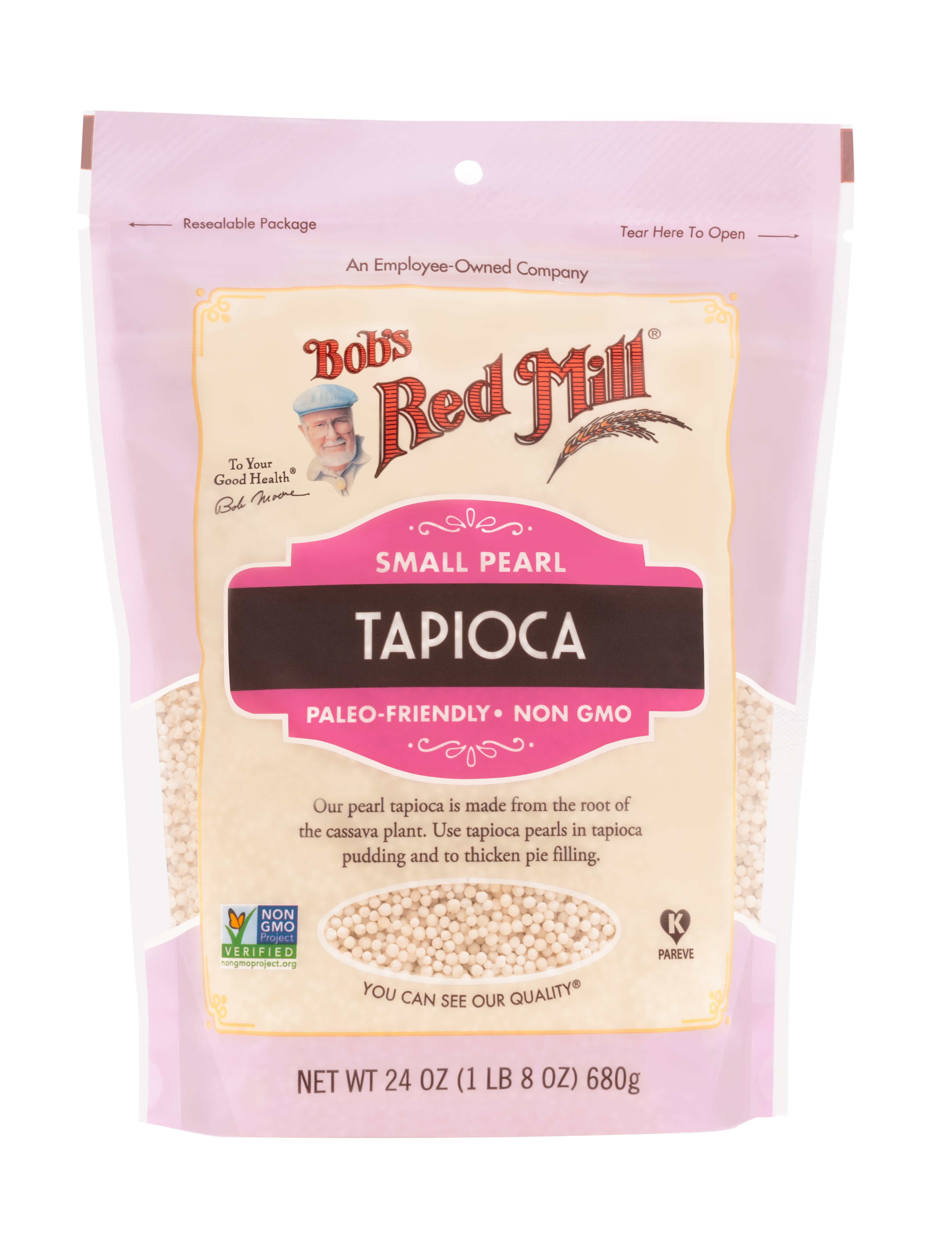 Bob's Red Mill - Tapioca Pearl Small - Case Of 4 - 24 Oz - Walmart.com