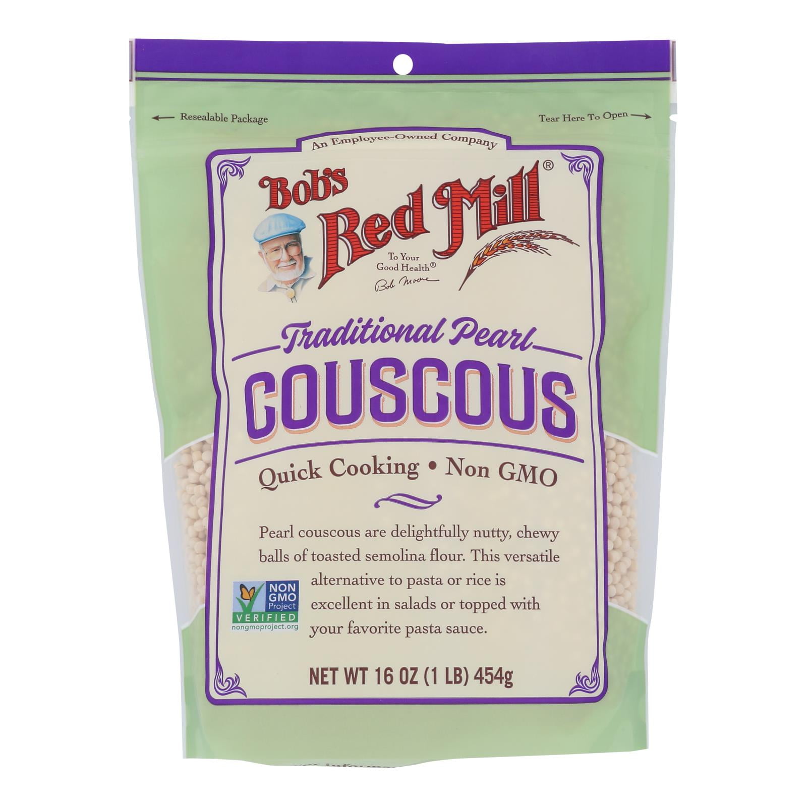 Bob's Red Mill, Traditional Pearl Couscous, 16 oz Pack of 4 - Walmart.com