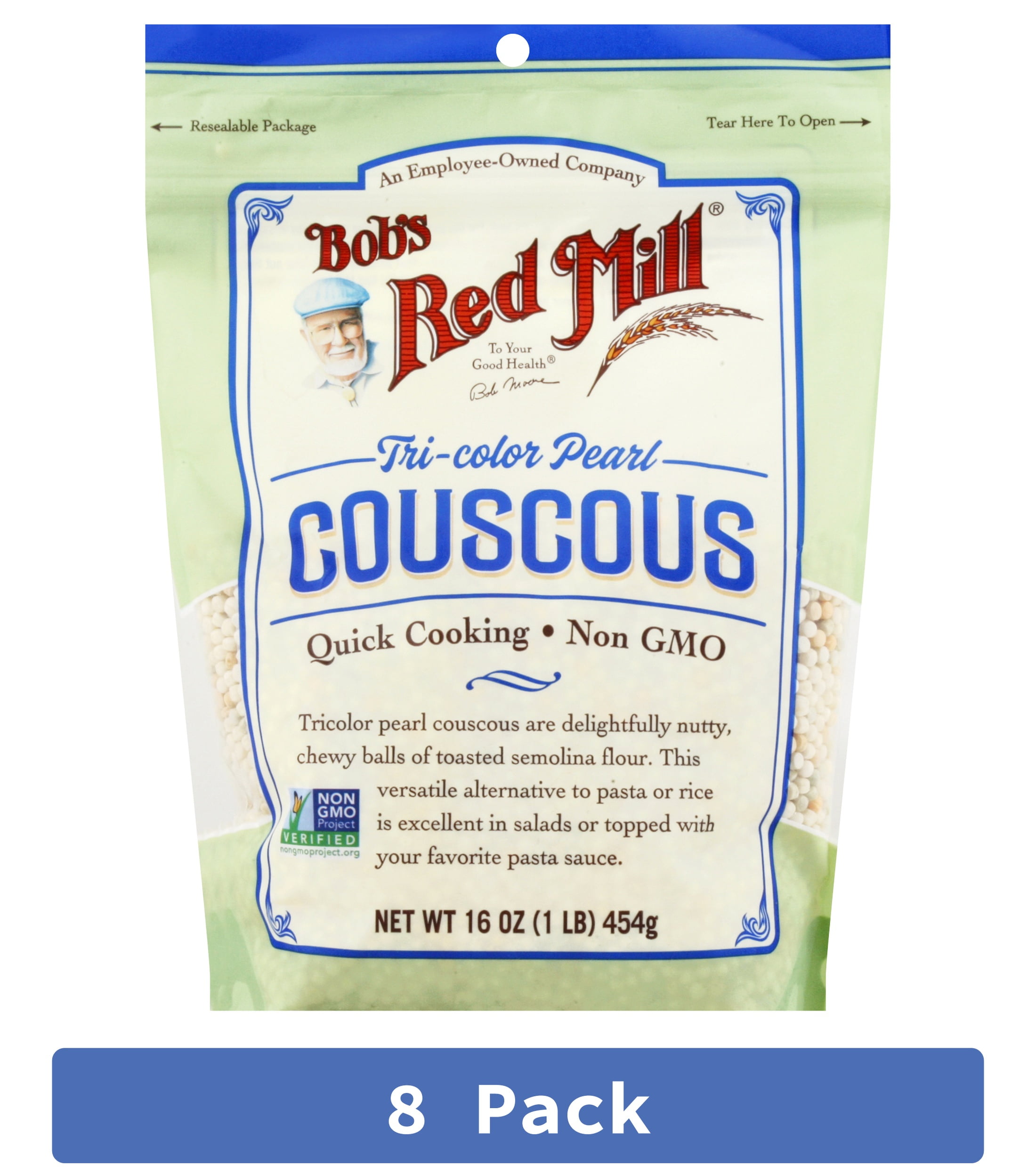 Bob's Red Mill Tricolor Pearl Couscous 16 oz (Pack Of 8) - Walmart.com