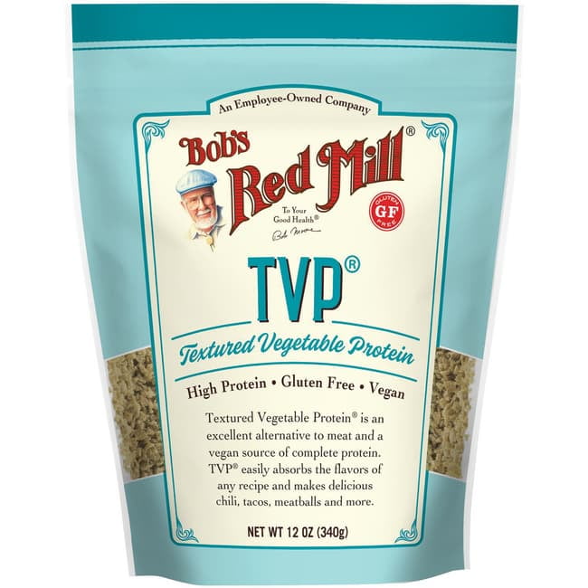 Bob's Red Mill TVP (Textured Vegetable Protein) - Vegan, Gluten-Free ...