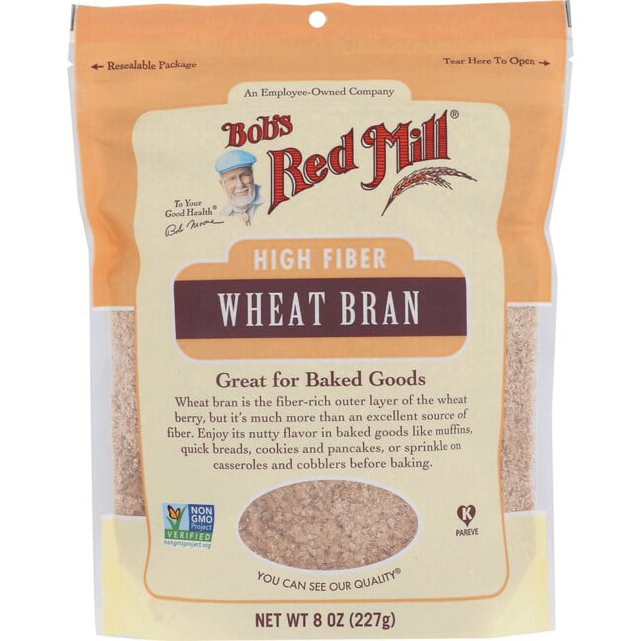 Bob's Red Mill Wheat Bran, 8 oz - Walmart.com