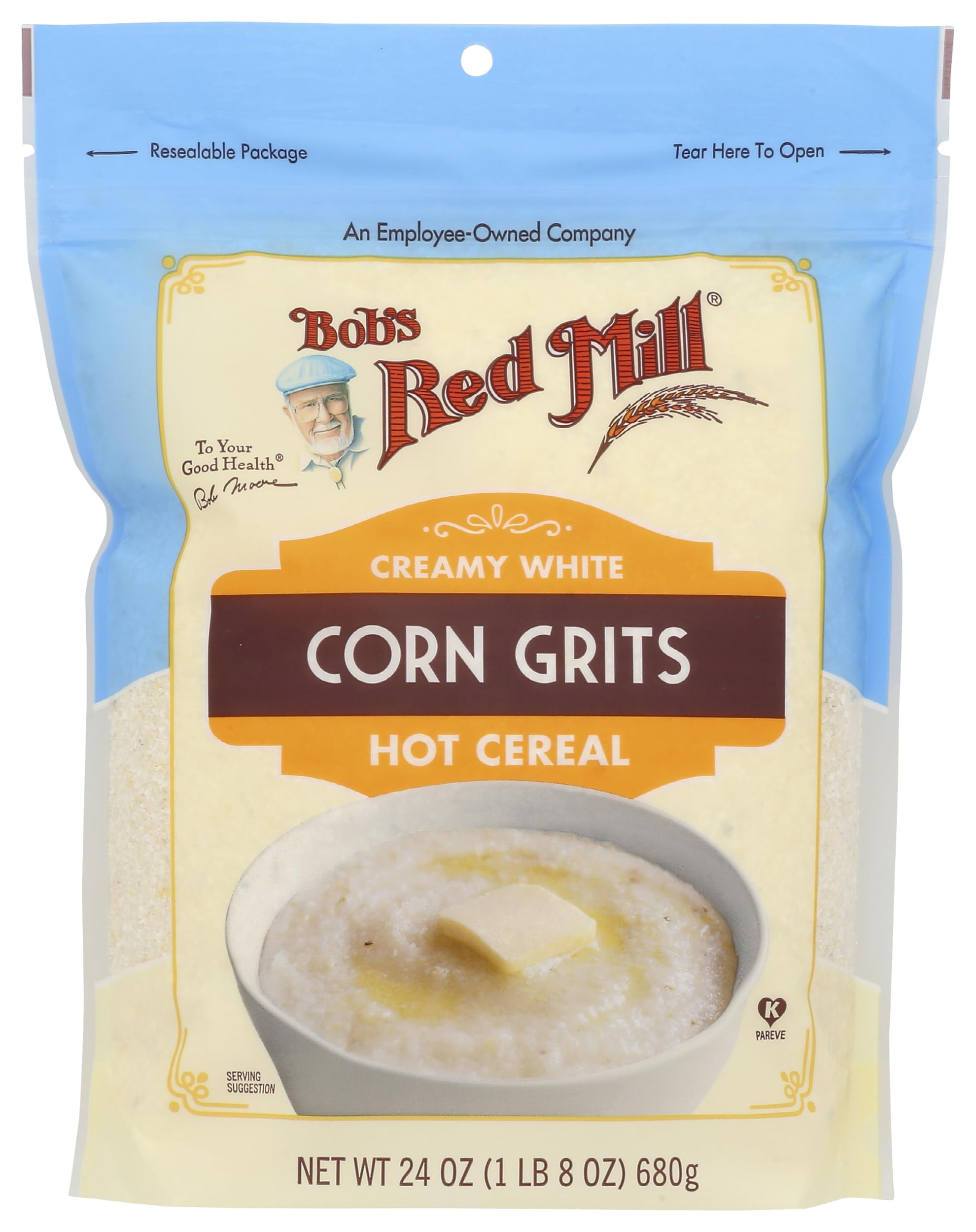 Bob's Red Mill White Corn Grits/ Polenta, 24 Oz - Walmart.com