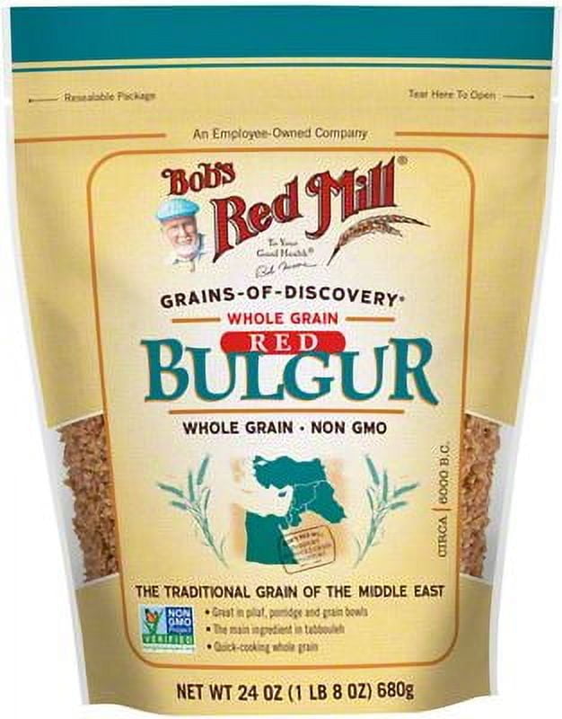 Bob's Red Mill Whole Grain Red Bulgur, 24 oz - Walmart.com
