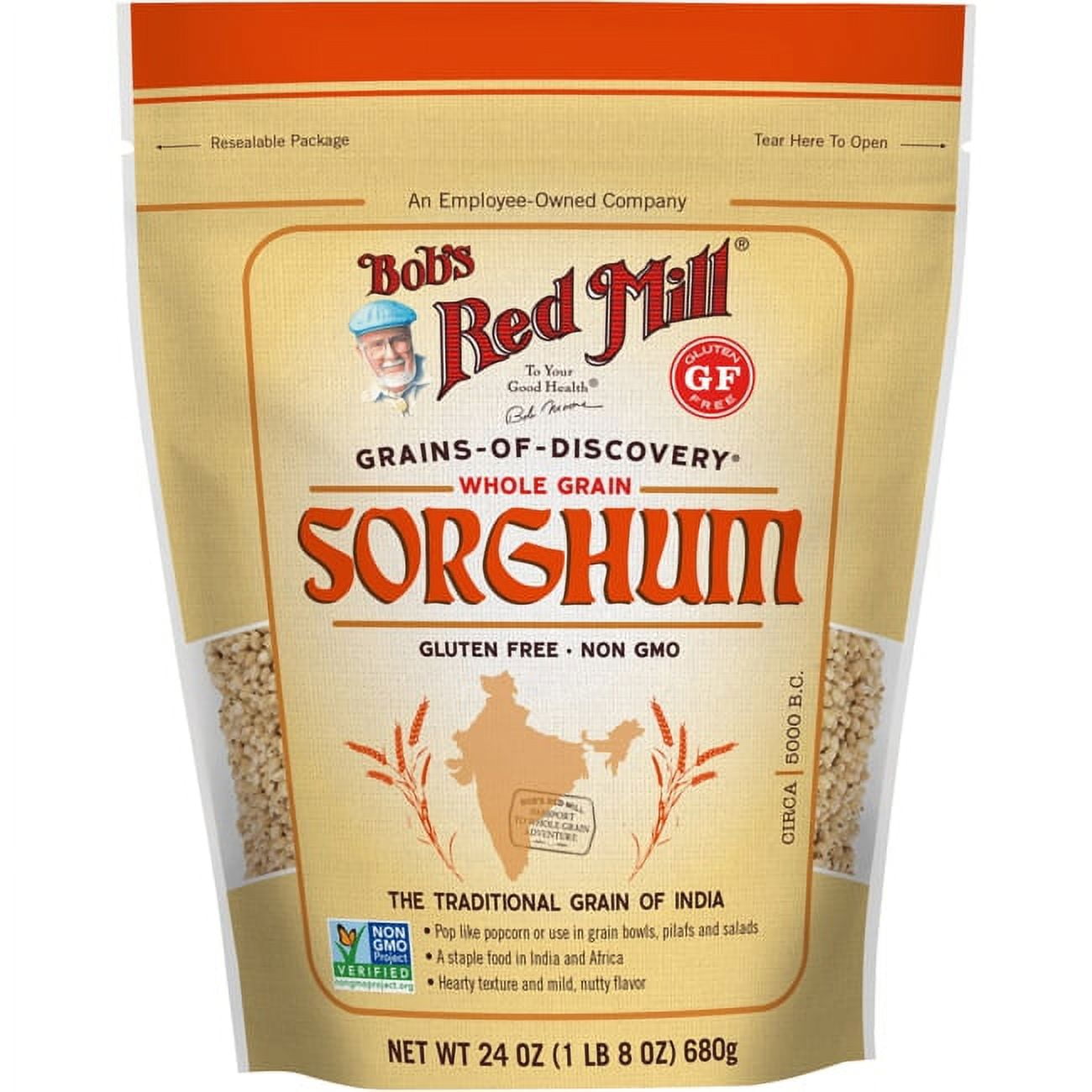 Bob's Red Mill Whole Grain Sorghum 24 oz - Walmart.com