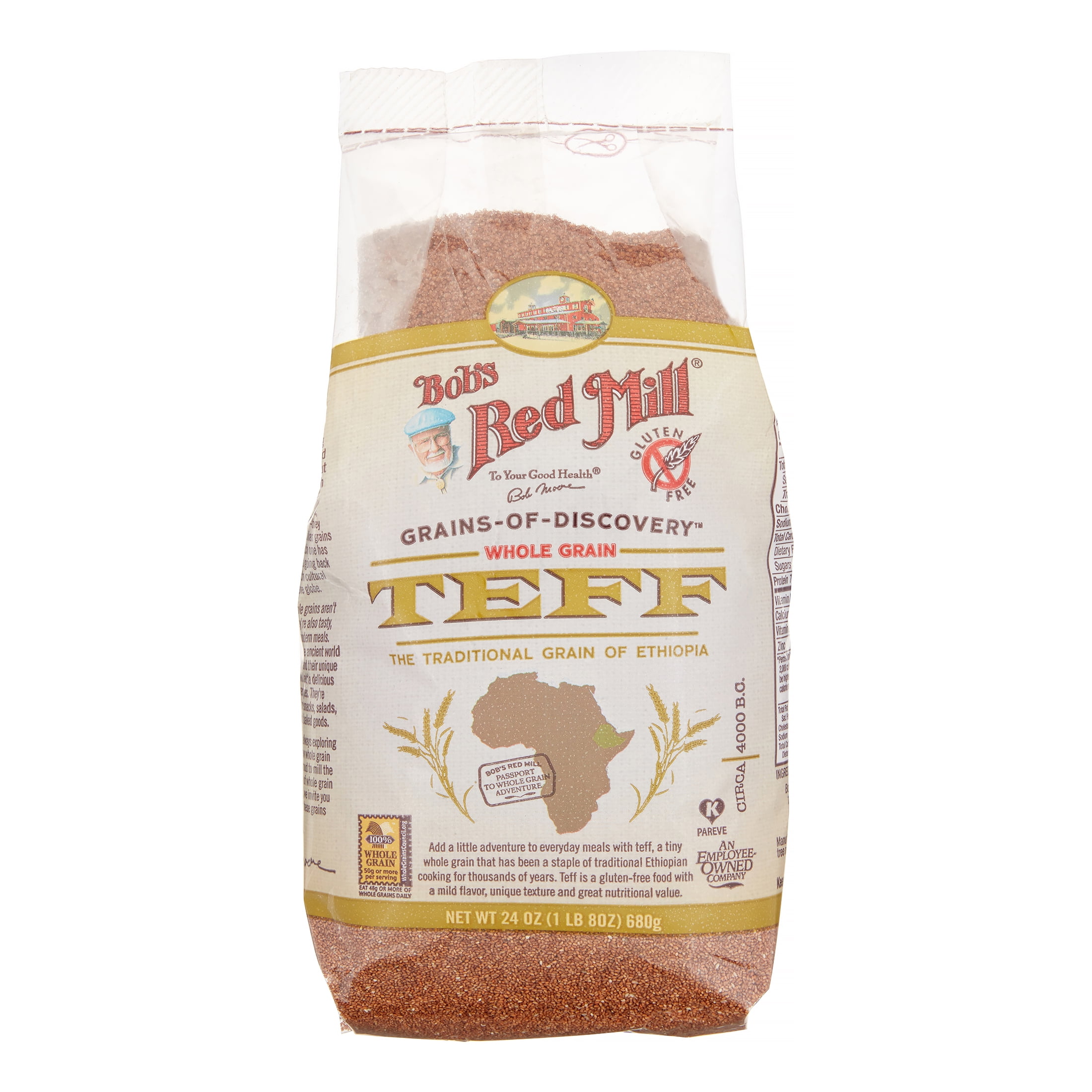 Bob's Red Mill Whole Grain Teff, 24 Oz, 1 Count - Walmart.com