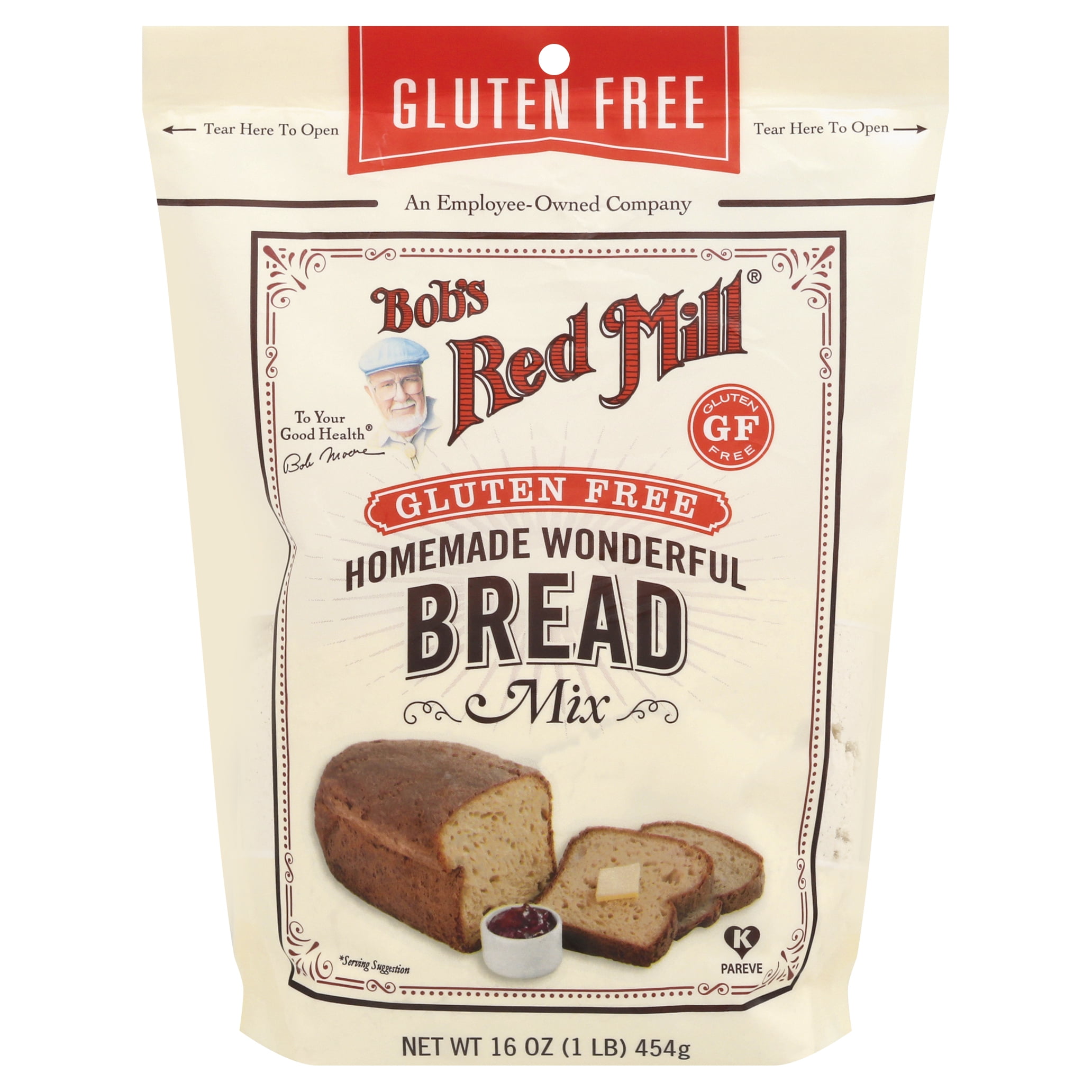 Bob's Red Mill Wonderful Homemade Bread Mix 16 oz (Pack Of 4) - Walmart.com